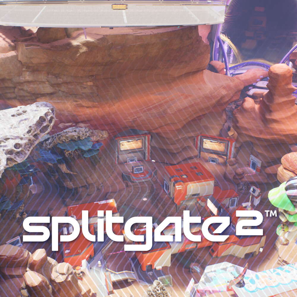 ArtStation - Splitgate 2: Drought: POIs