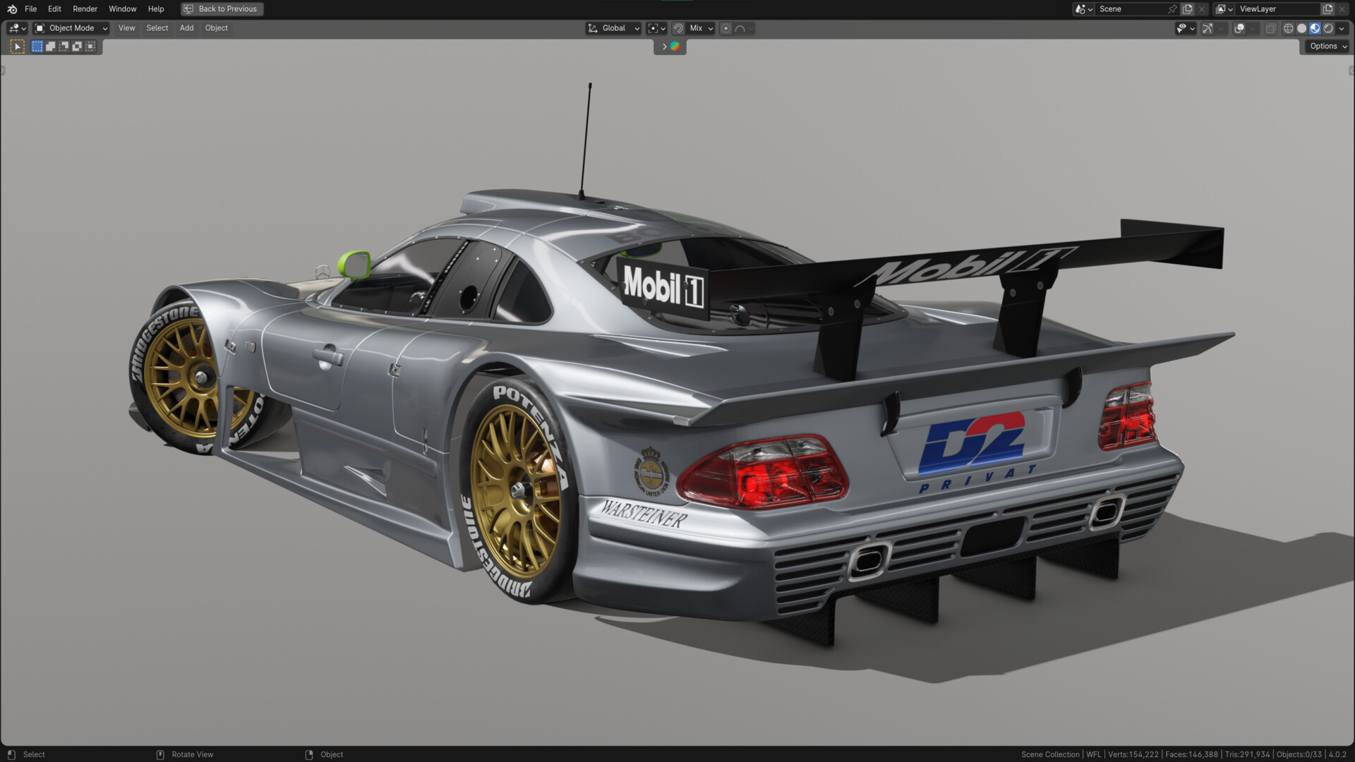 ArtStation - AMG CLK GTR GT1