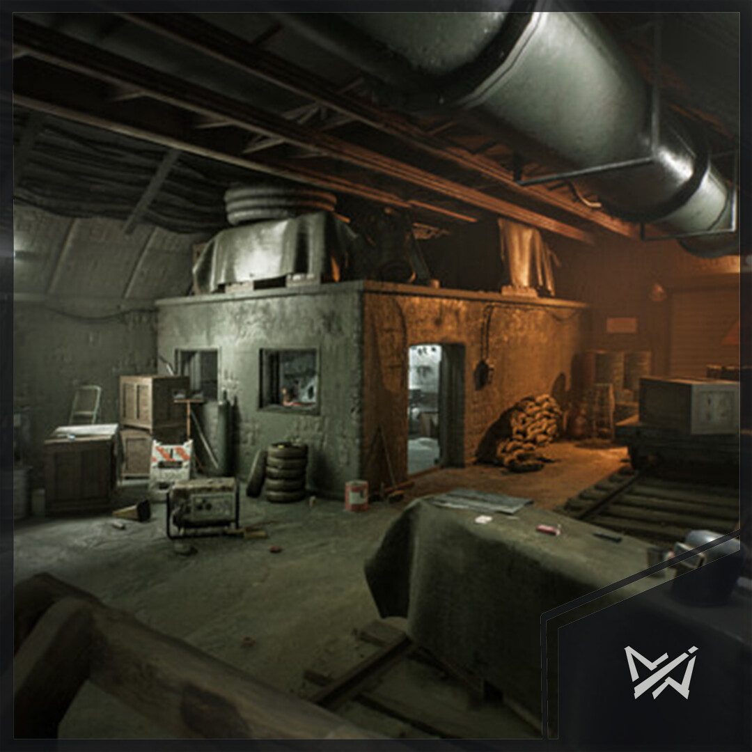 ArtStation - Bunker Control Bay - UE5 | Gamedev Bootcamp | Isaev Workshop