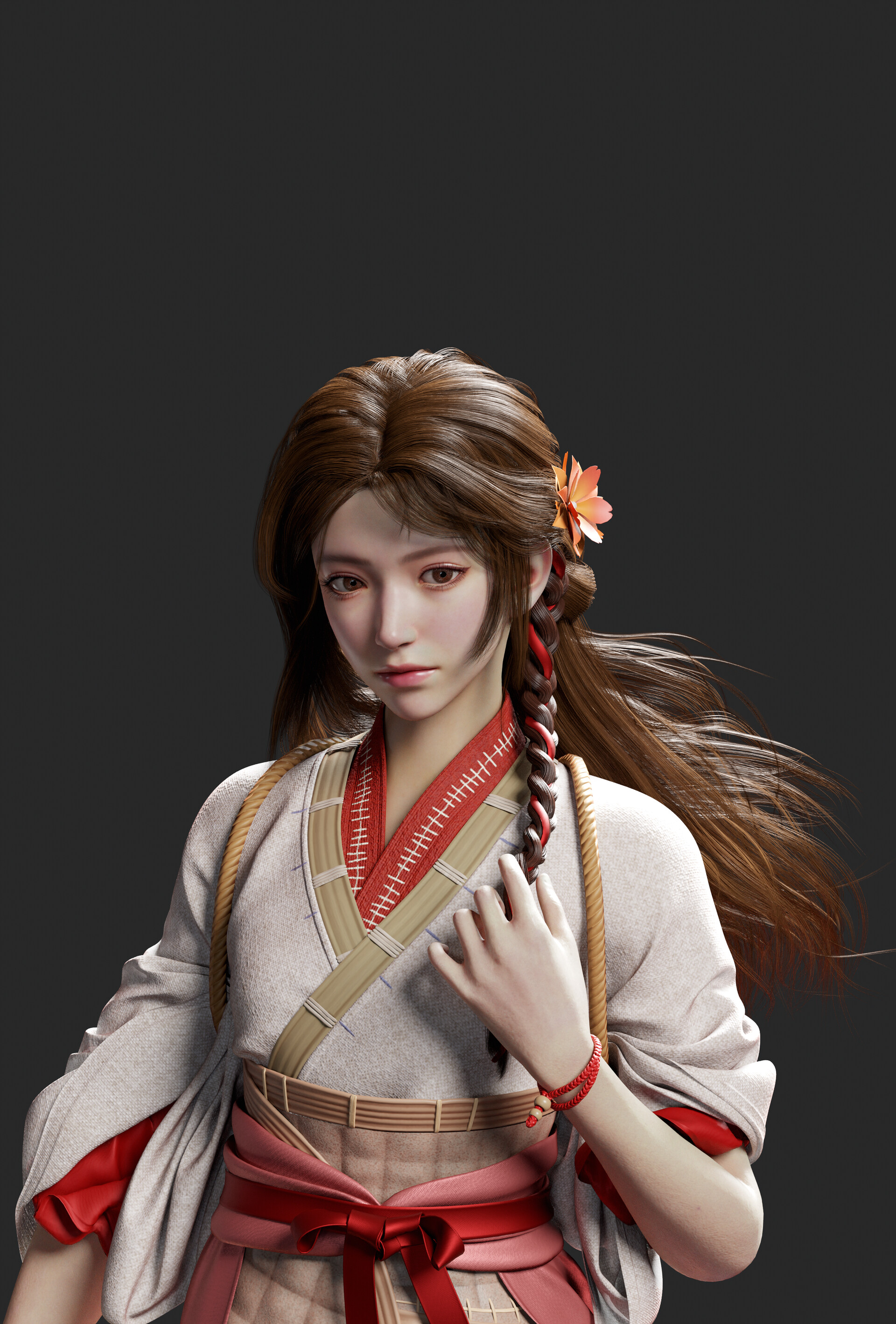 ArtStation - 火灵儿·上界_同人作品_Huo Ling'er (Upper Realm)_FanArt