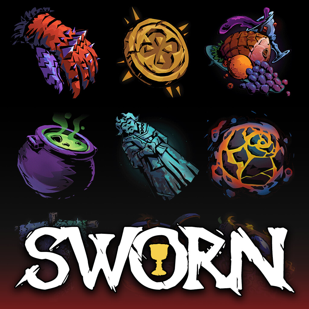 ArtStation - SWORN - Icons - Shop/Spells/Weapons/Abilities