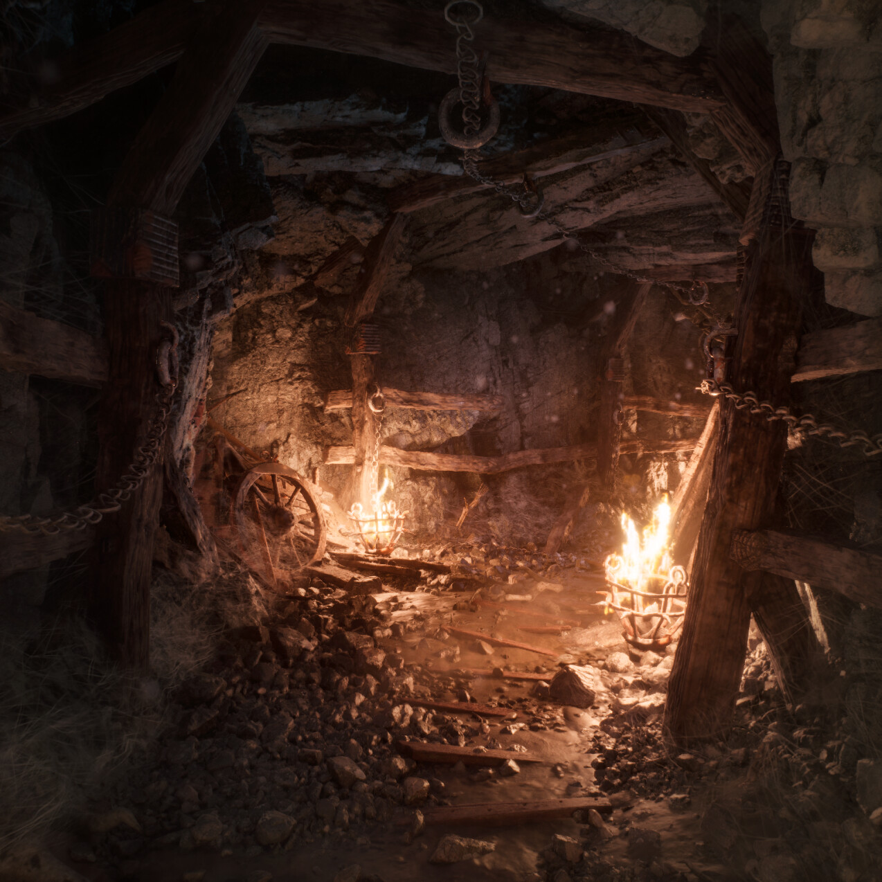 ArtStation - Cave of the Bound Dead