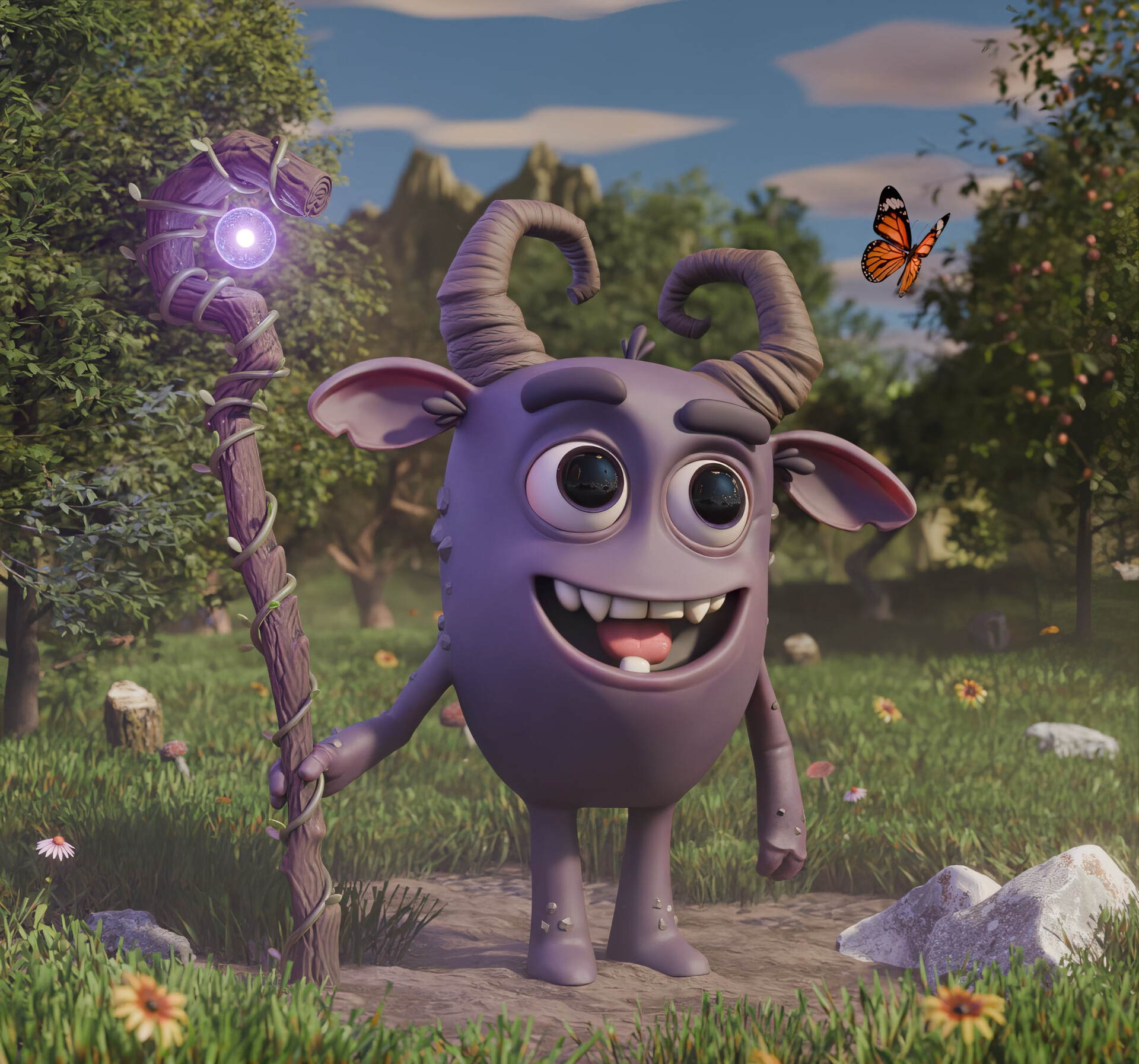 ArtStation - Ben • Troll Guardian of the forest