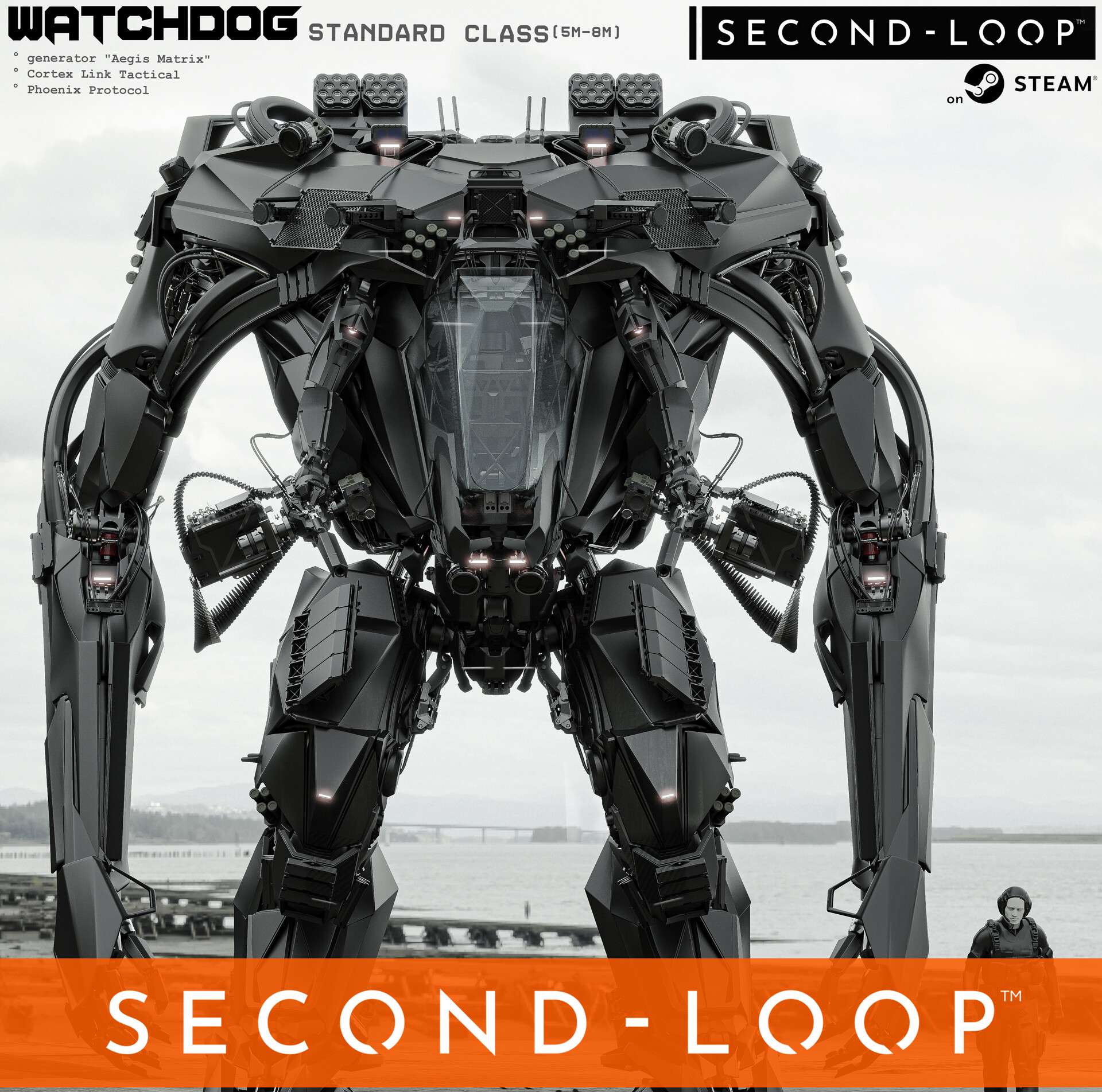 ArtStation - SECOND-LOOP™ - Concept_design Mech "Watchdog"