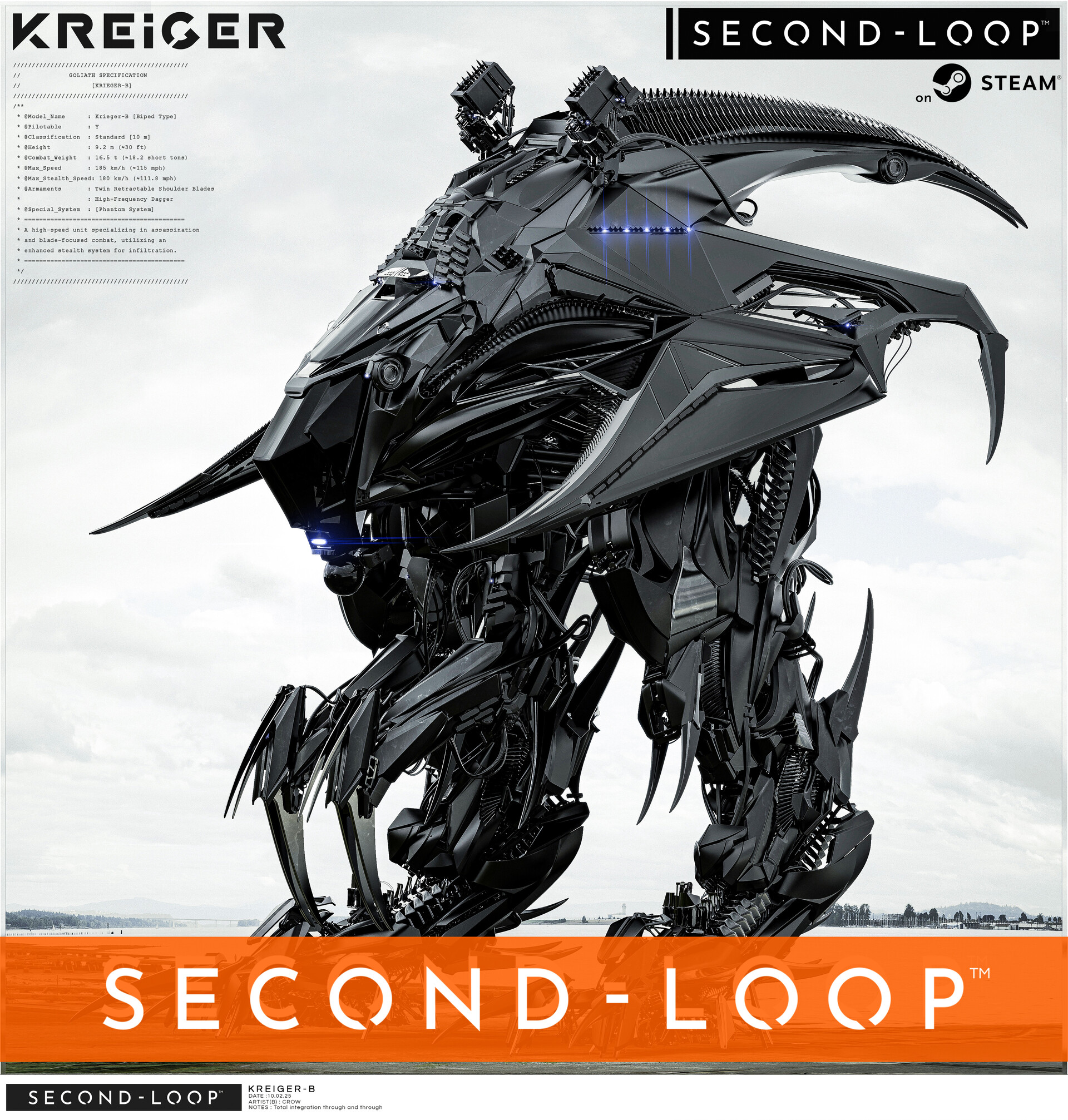 ArtStation - SECOND-LOOP™ - Concept_design Mech "Kreiger"