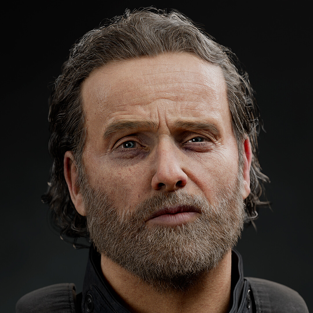 ArtStation - Rick Grimes