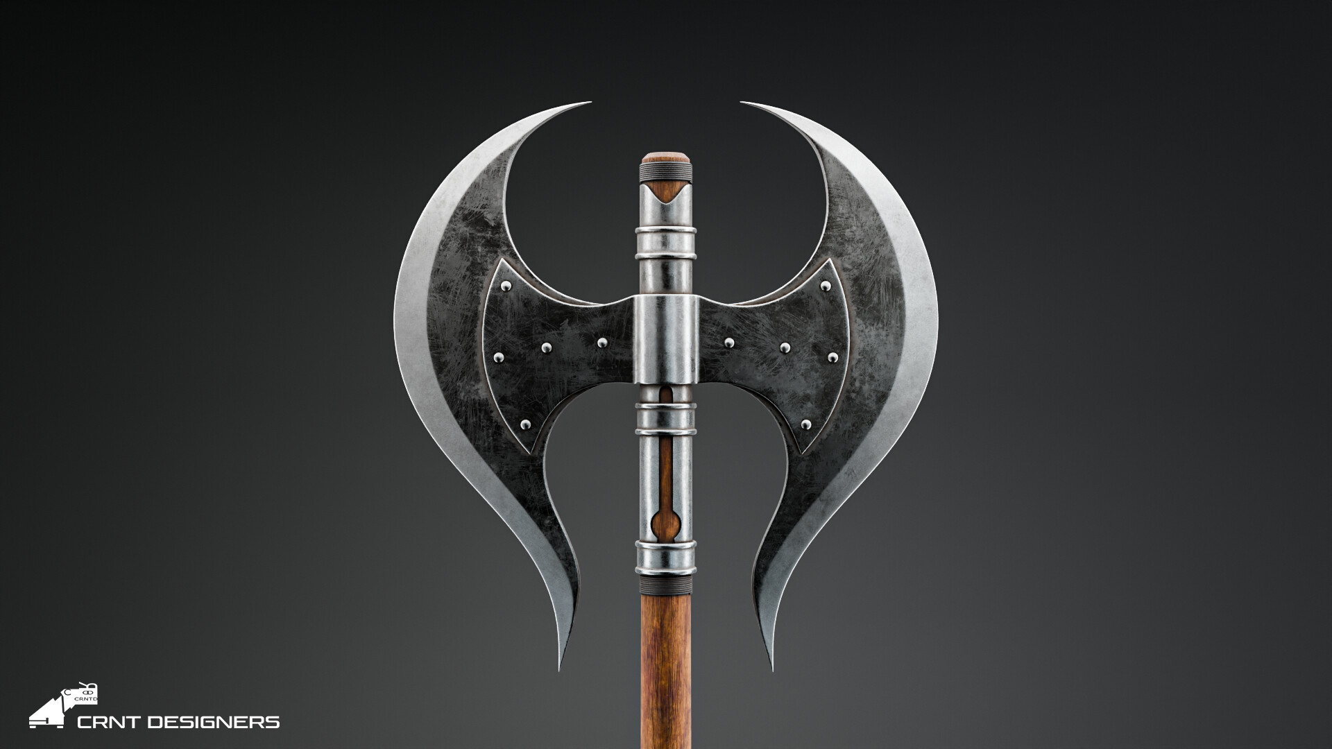 ArtStation - Double Bladed Battle Axe