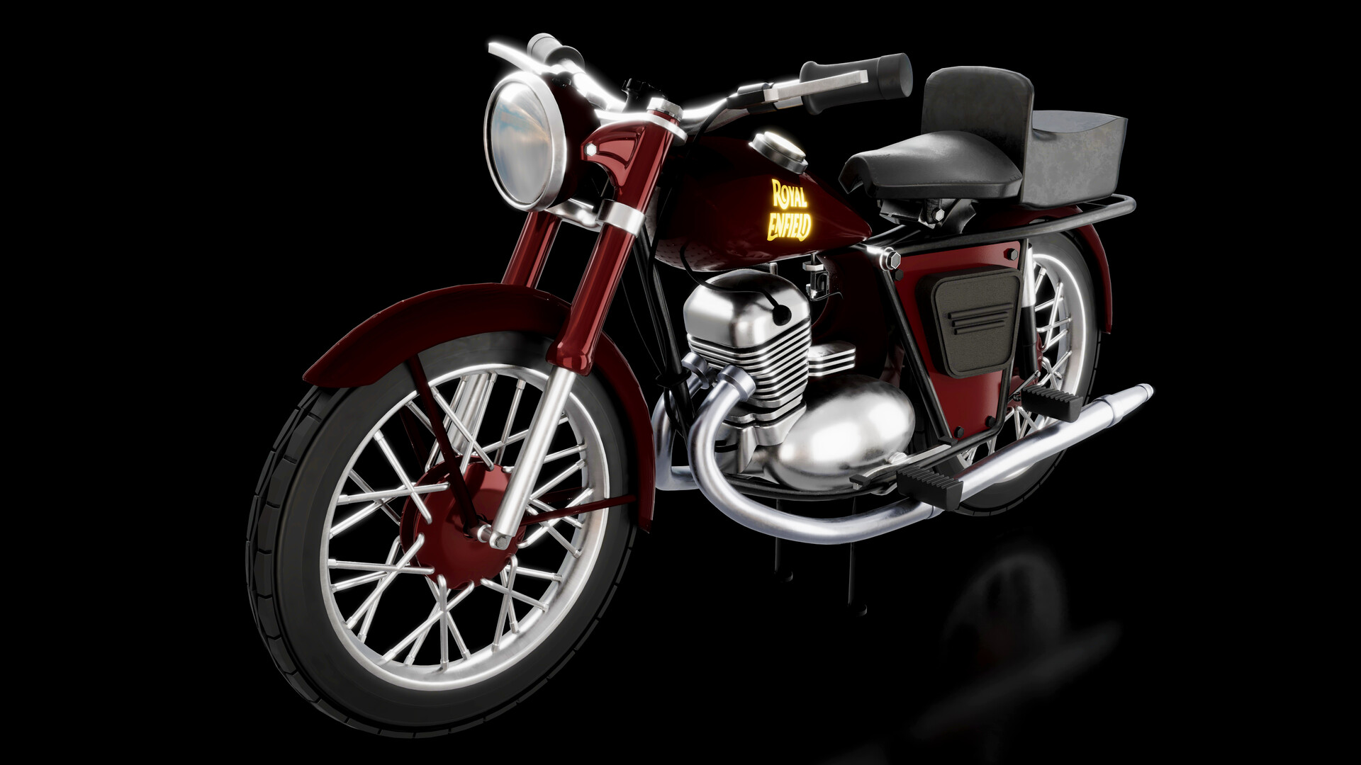 ArtStation - Motorcycle Vehicle 3D Model