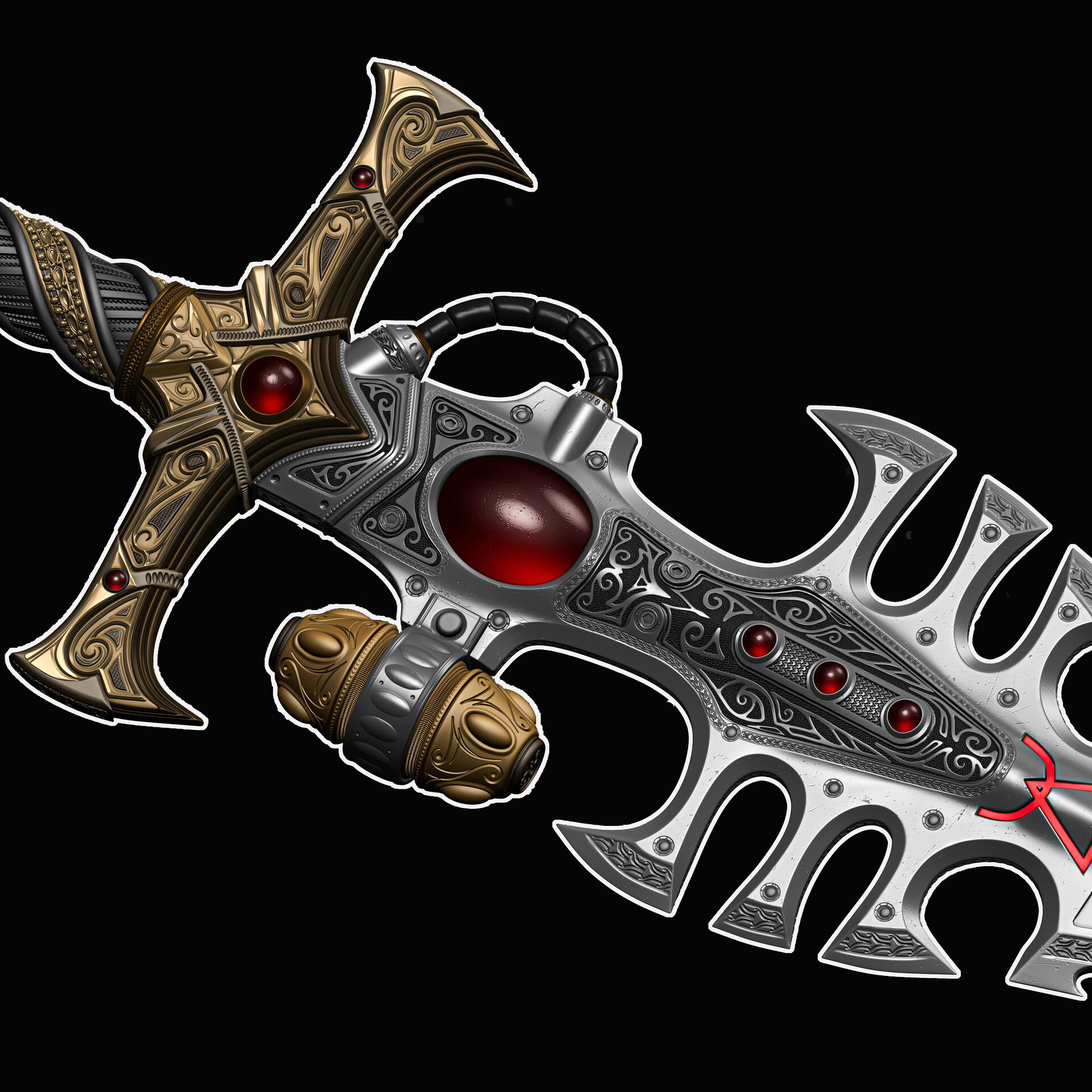 ArtStation - Eldar sword