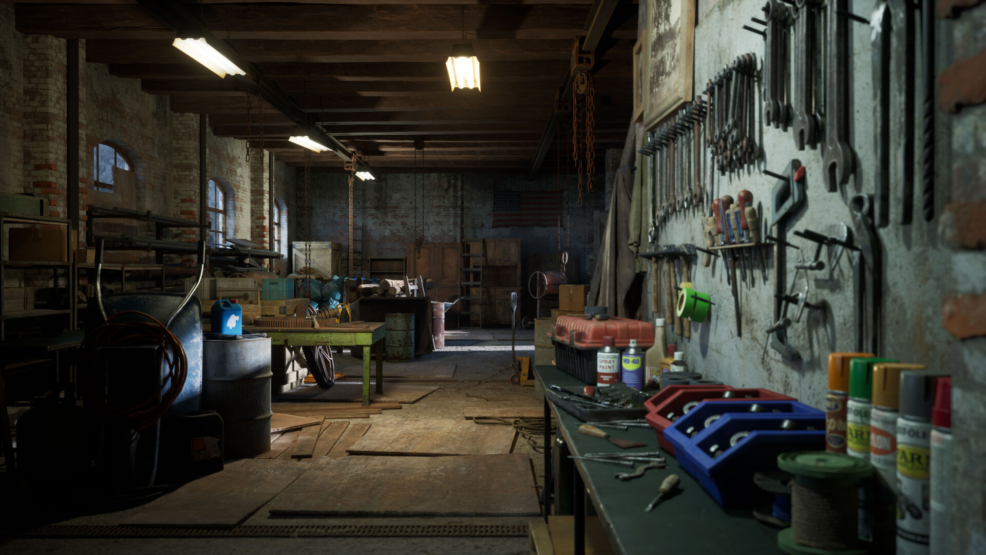 ArtStation - Factory Interior Night