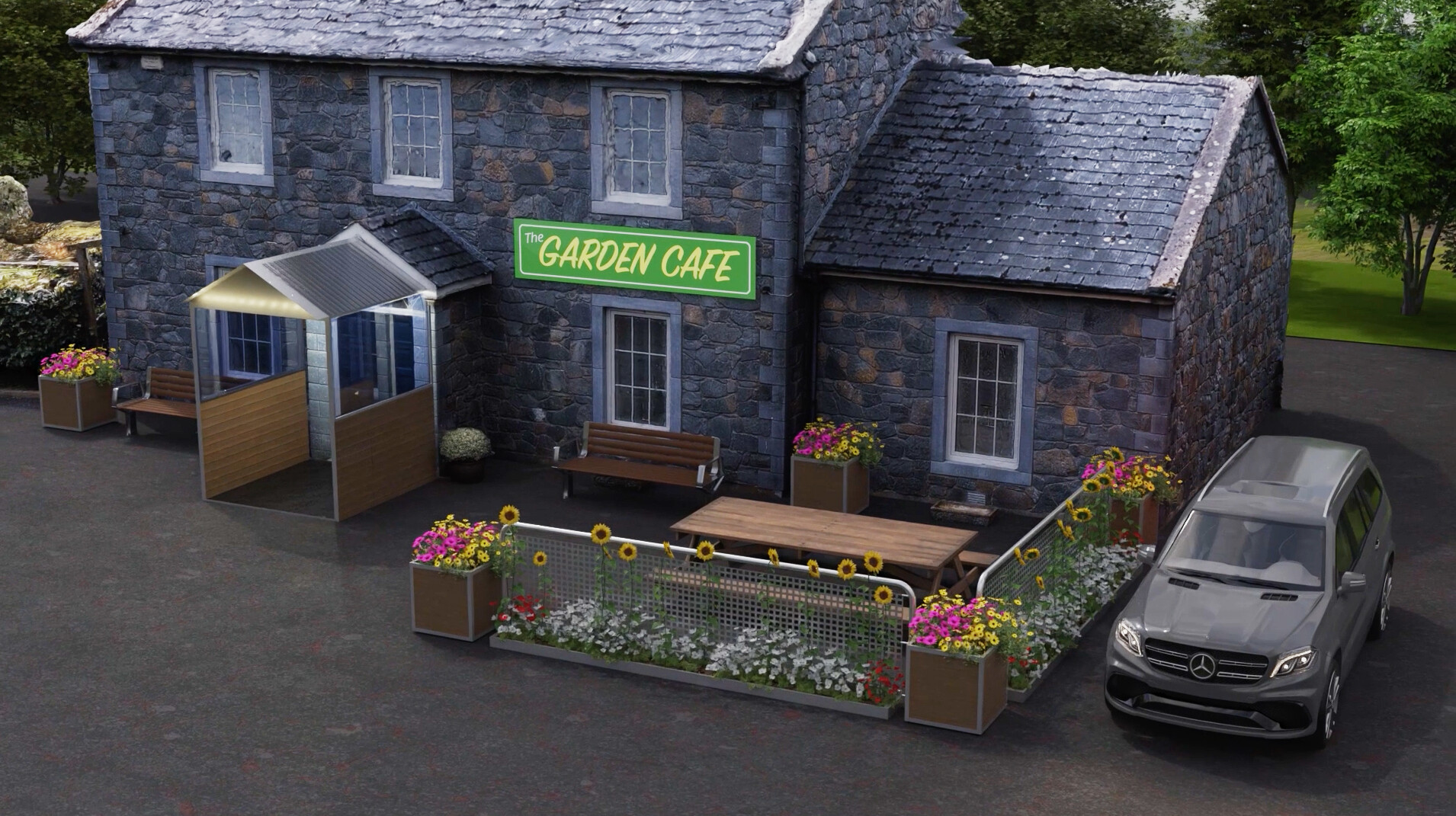 ArtStation - Gaussian Splat Scan with 3D Model