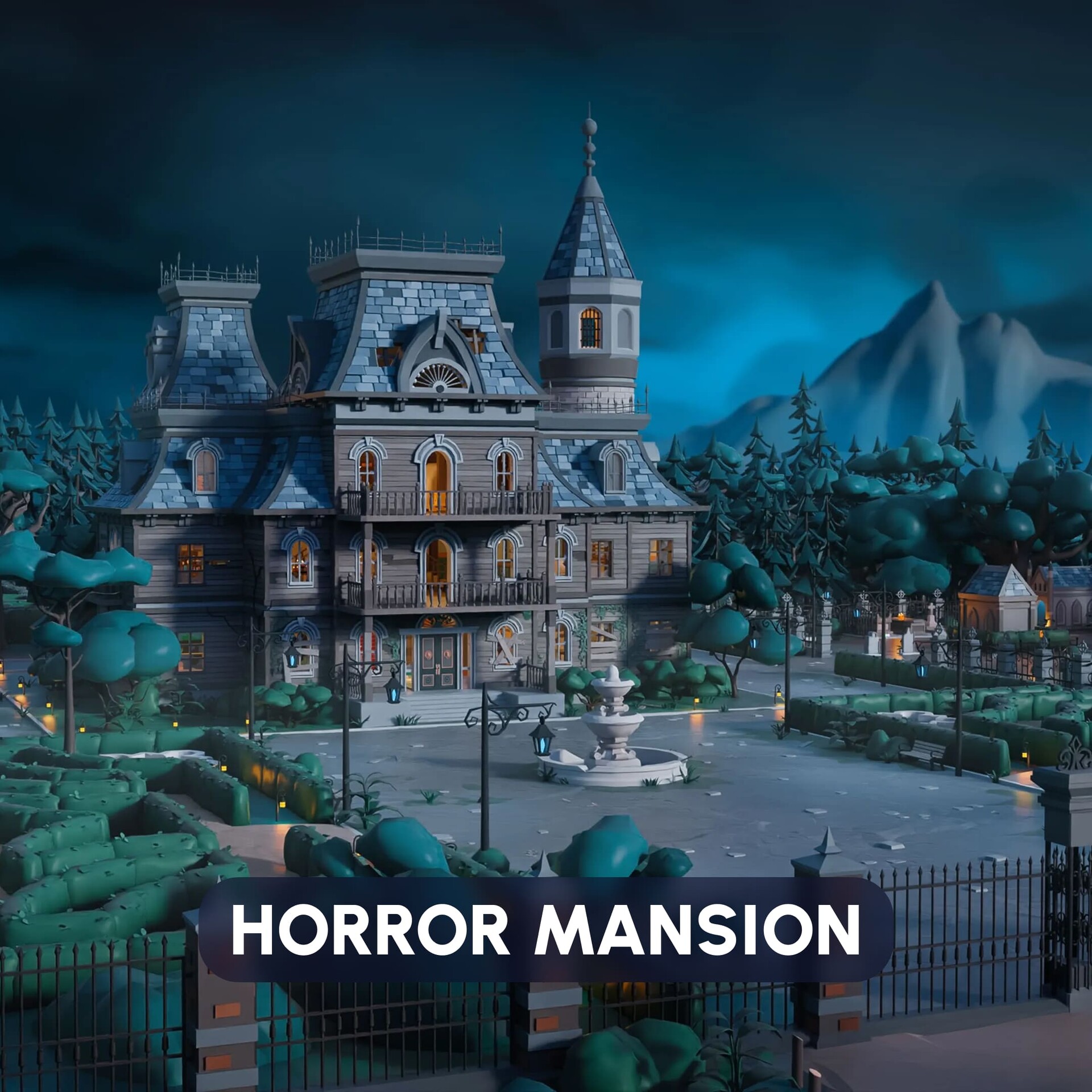 ArtStation - Horror Mansion