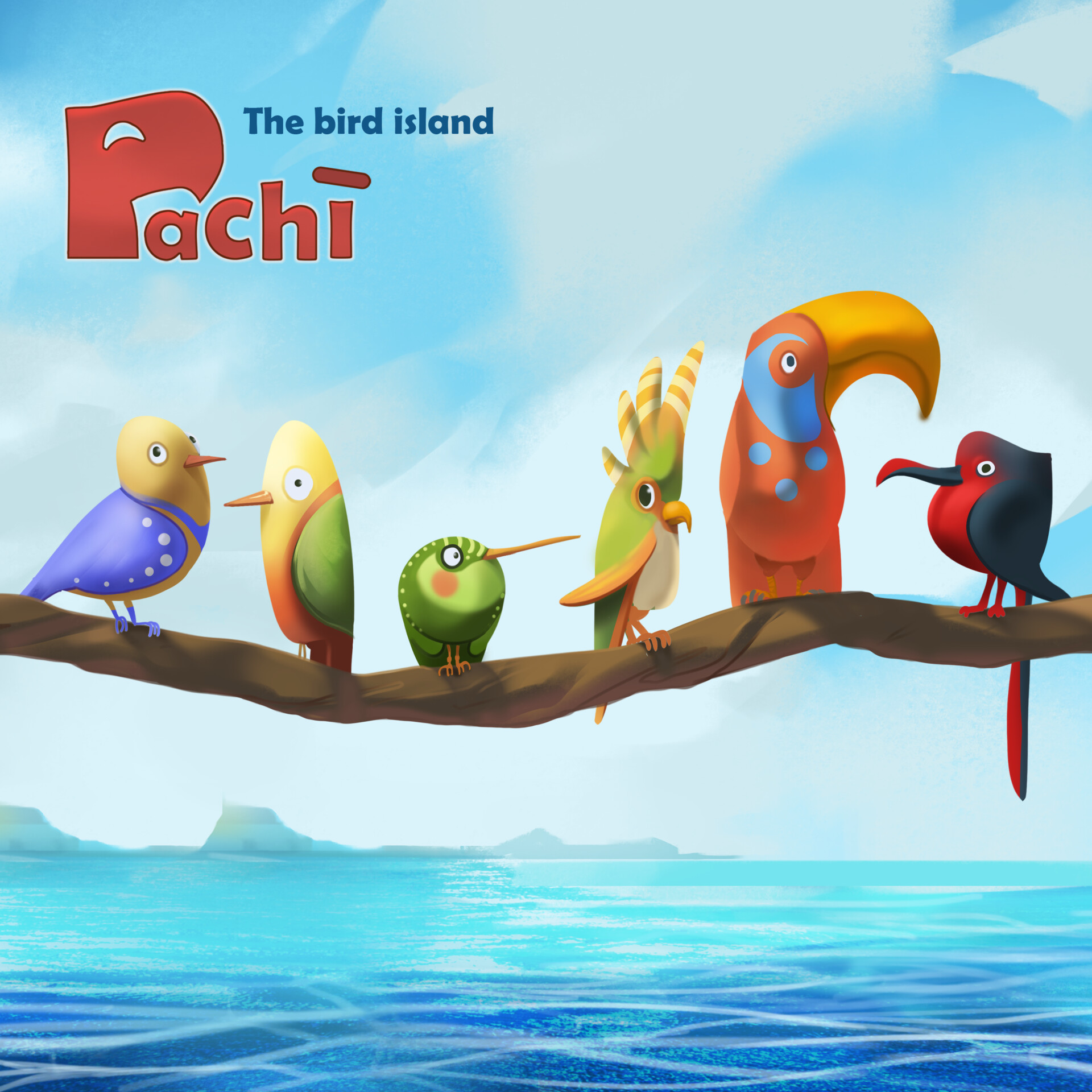ArtStation - Pachi Island's birds