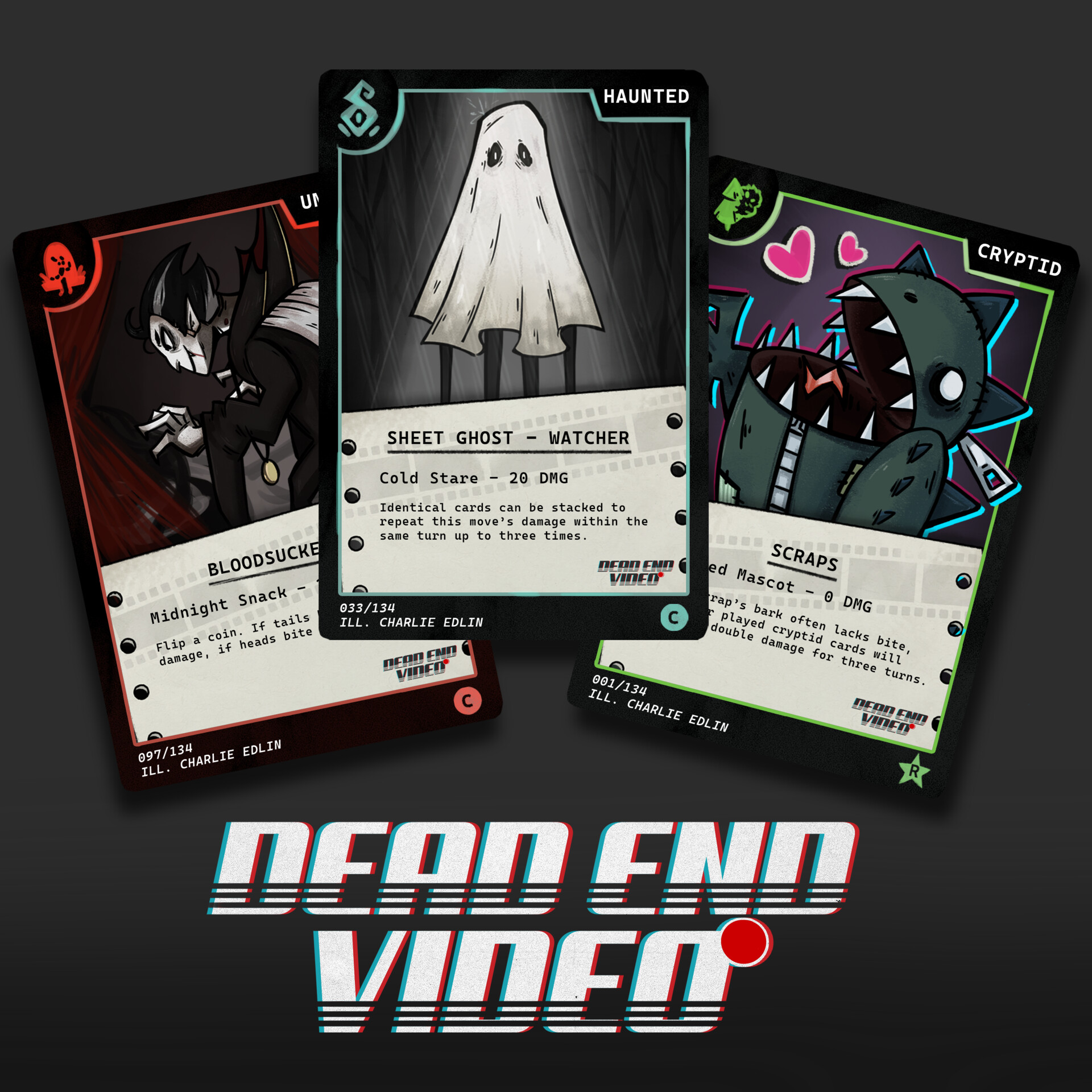 ArtStation - TCG Card Designs - Dead End Video