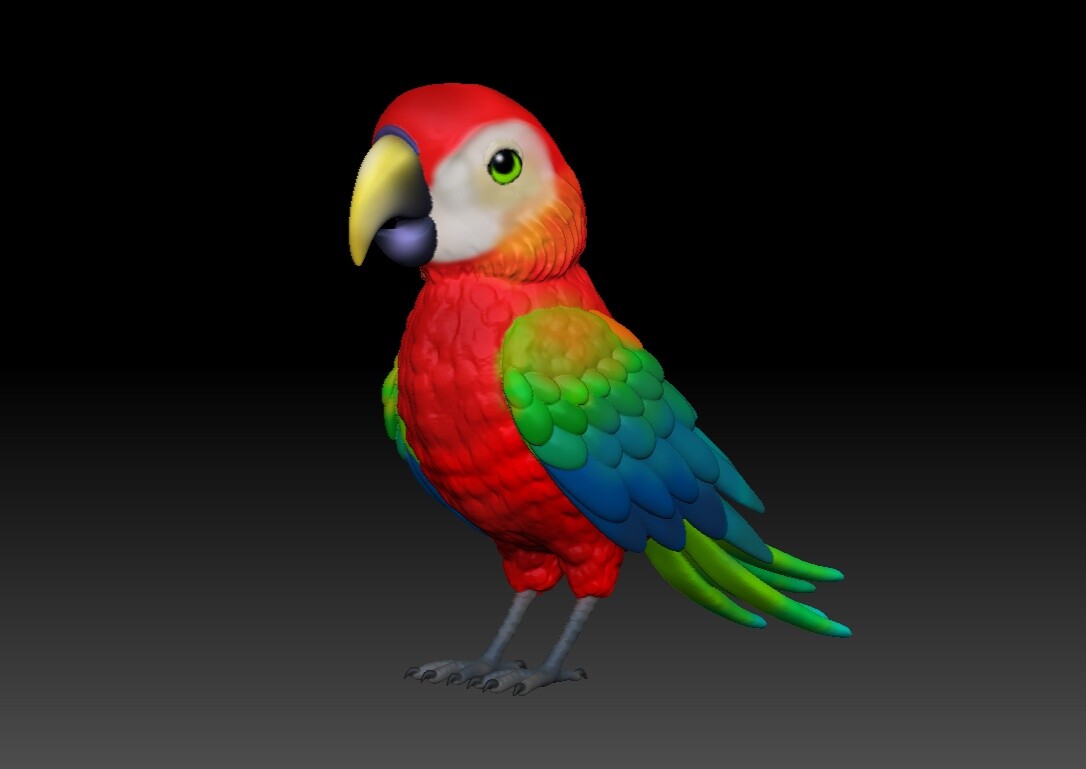 ArtStation - parrot