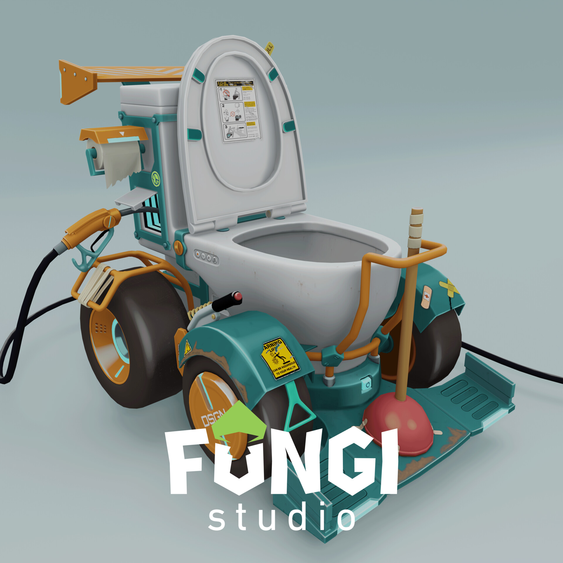ArtStation - Turbo Toilet Racer