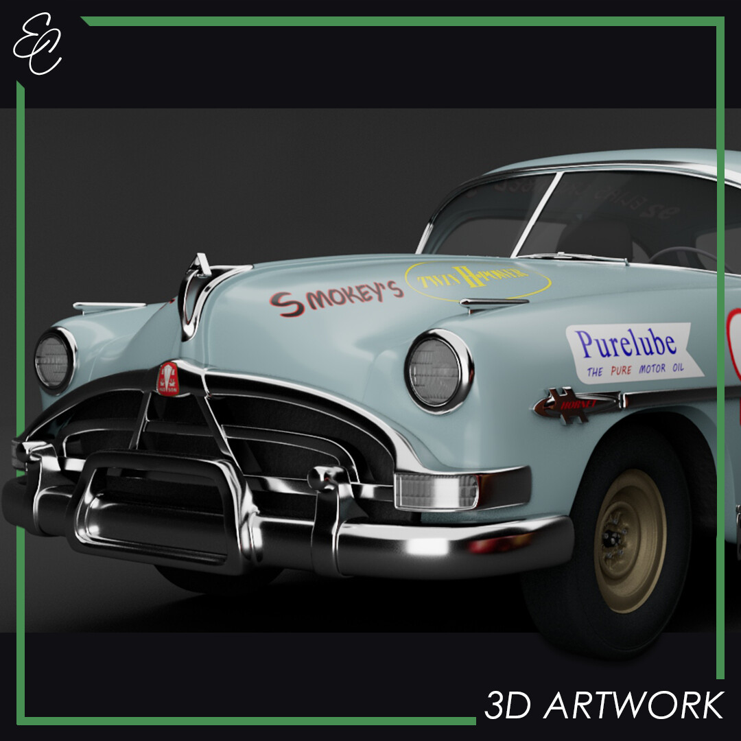 ArtStation - 1952 Hudson Hornet