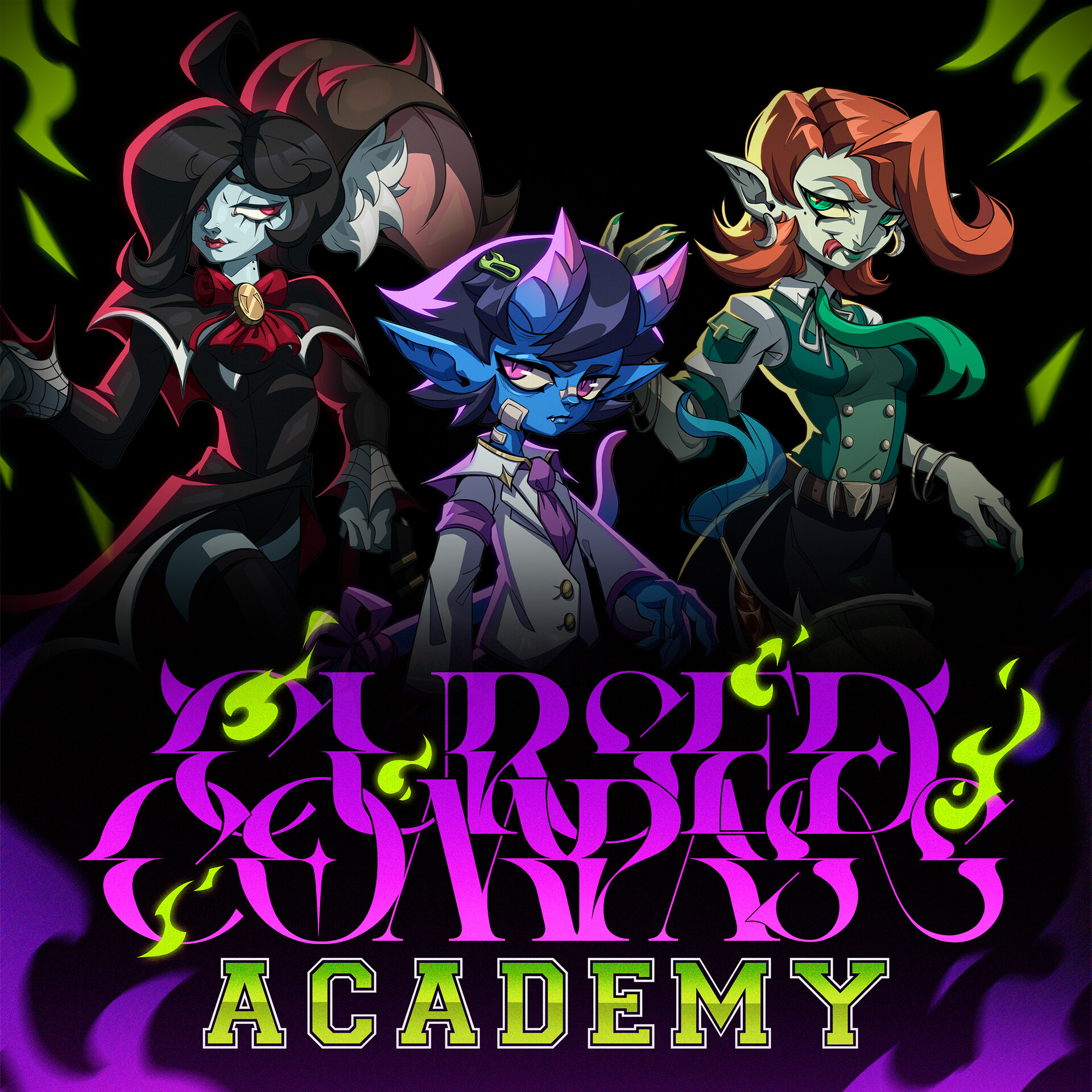 ArtStation - Schoolgirls - Cursed Compass Academy