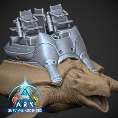 ArtStation - Archelon Saddle | ARK: Survival Ascended Modding