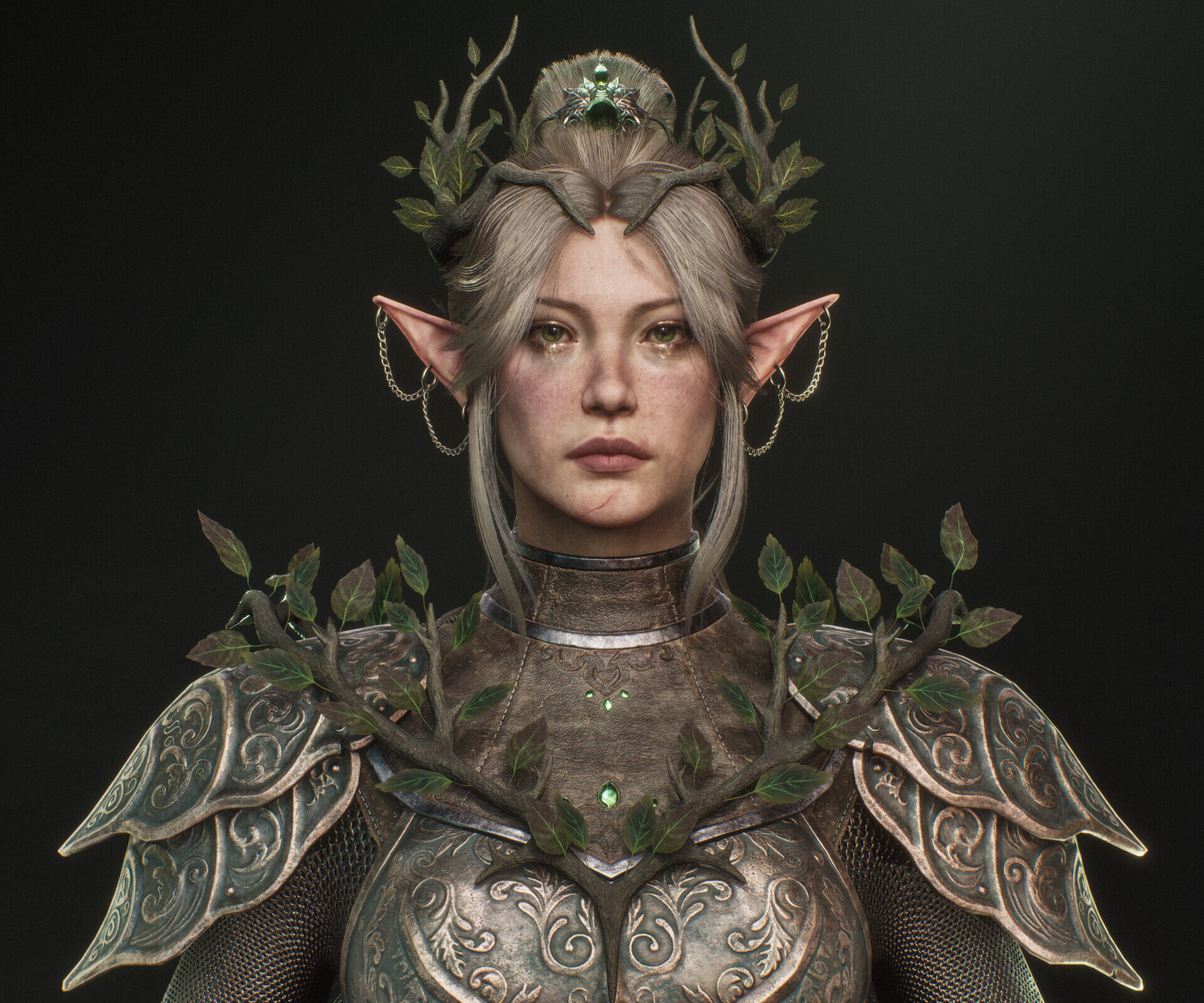 ArtStation - Forest Elf Warrior