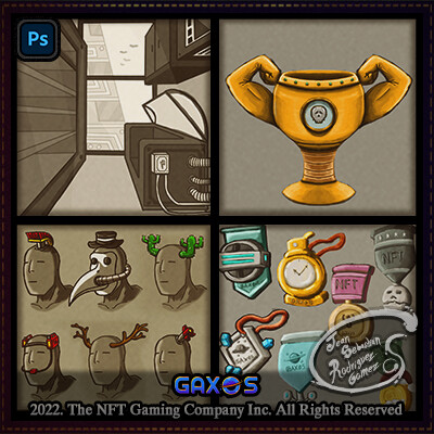 ArtStation - Gaxos: Brawl Bots – Concept Art