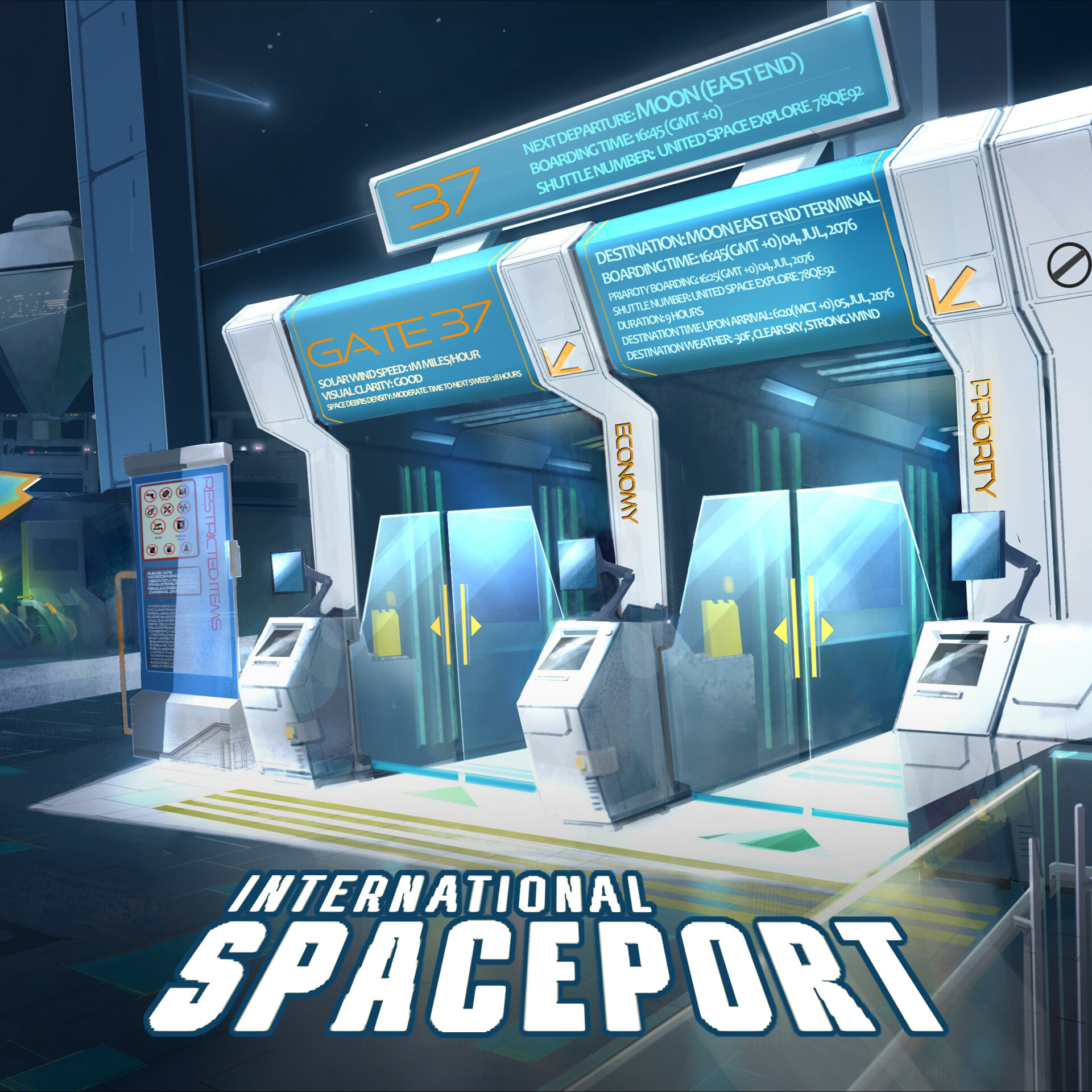 ArtStation - Boarding Gate