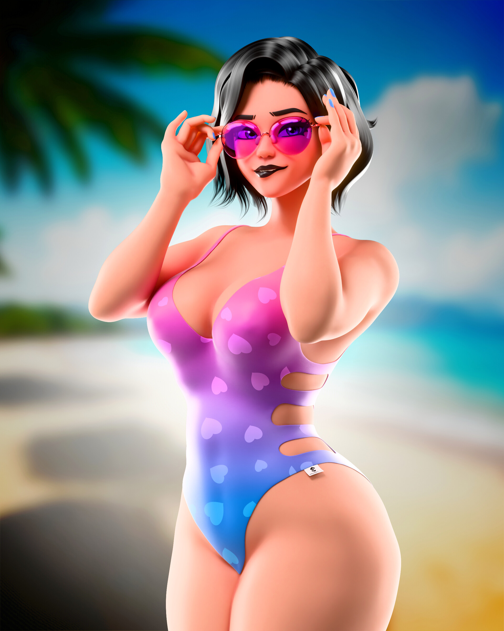 ArtStation - Stylized Pinup - Robyn