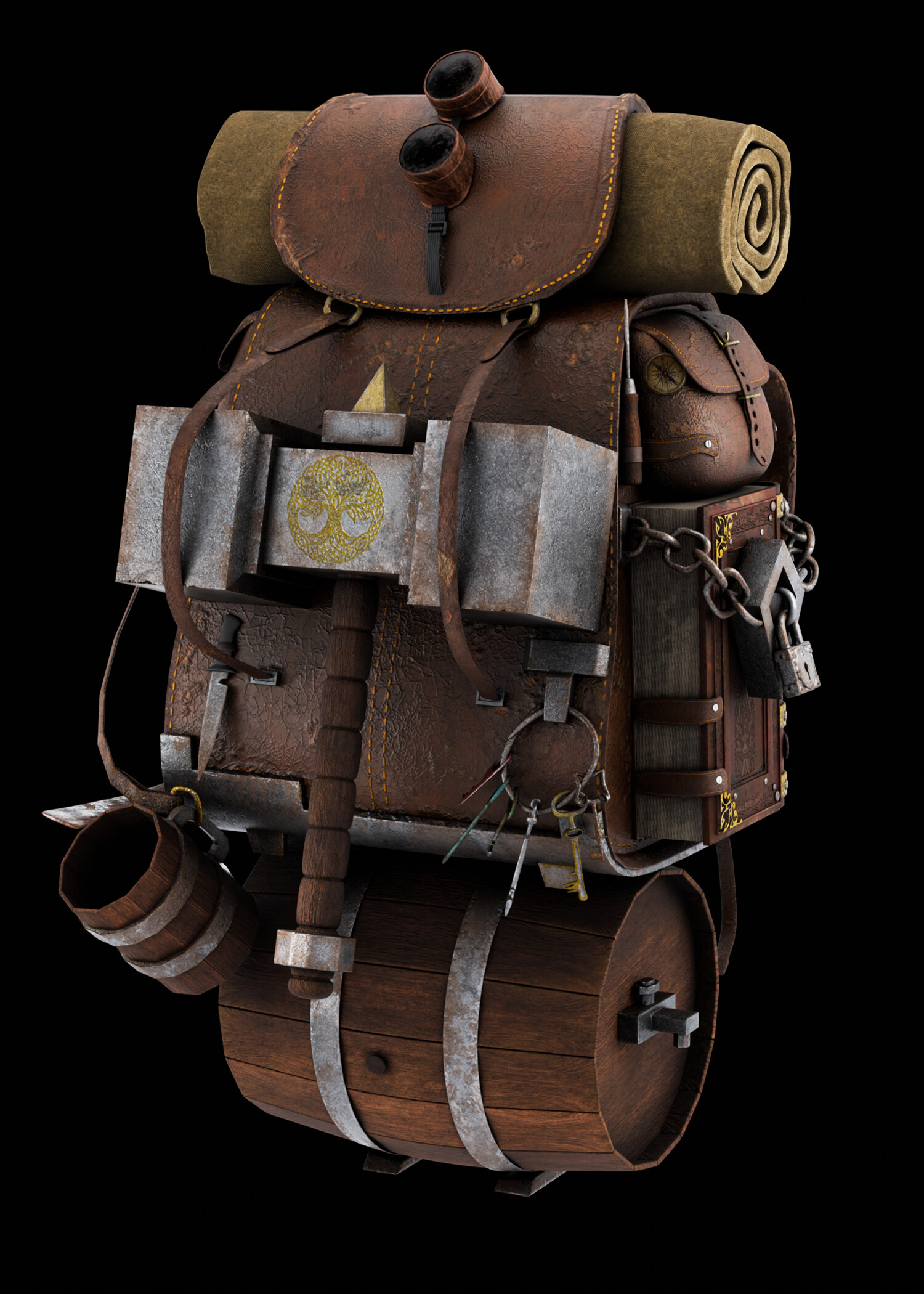 ArtStation - Adventurer's Backpack