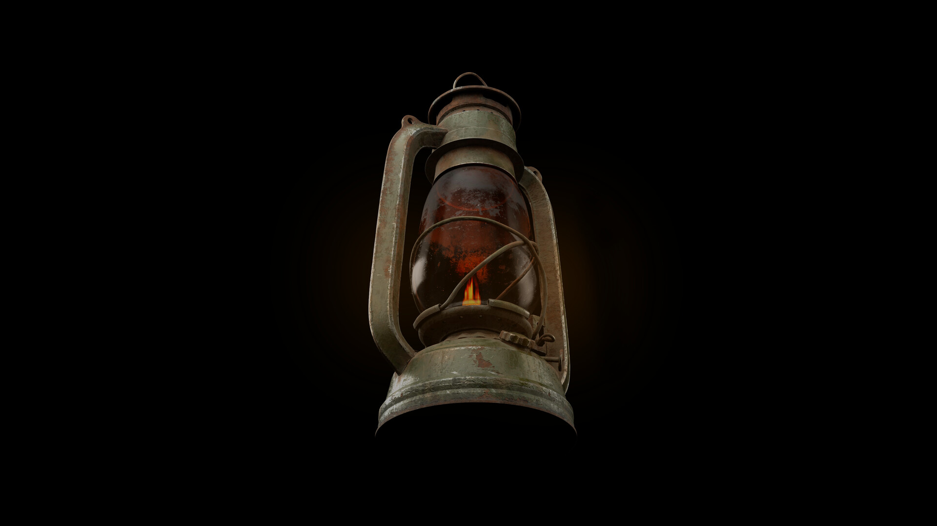 ArtStation - Old Lantern - 3D Model (Game Ready / Cinematic )