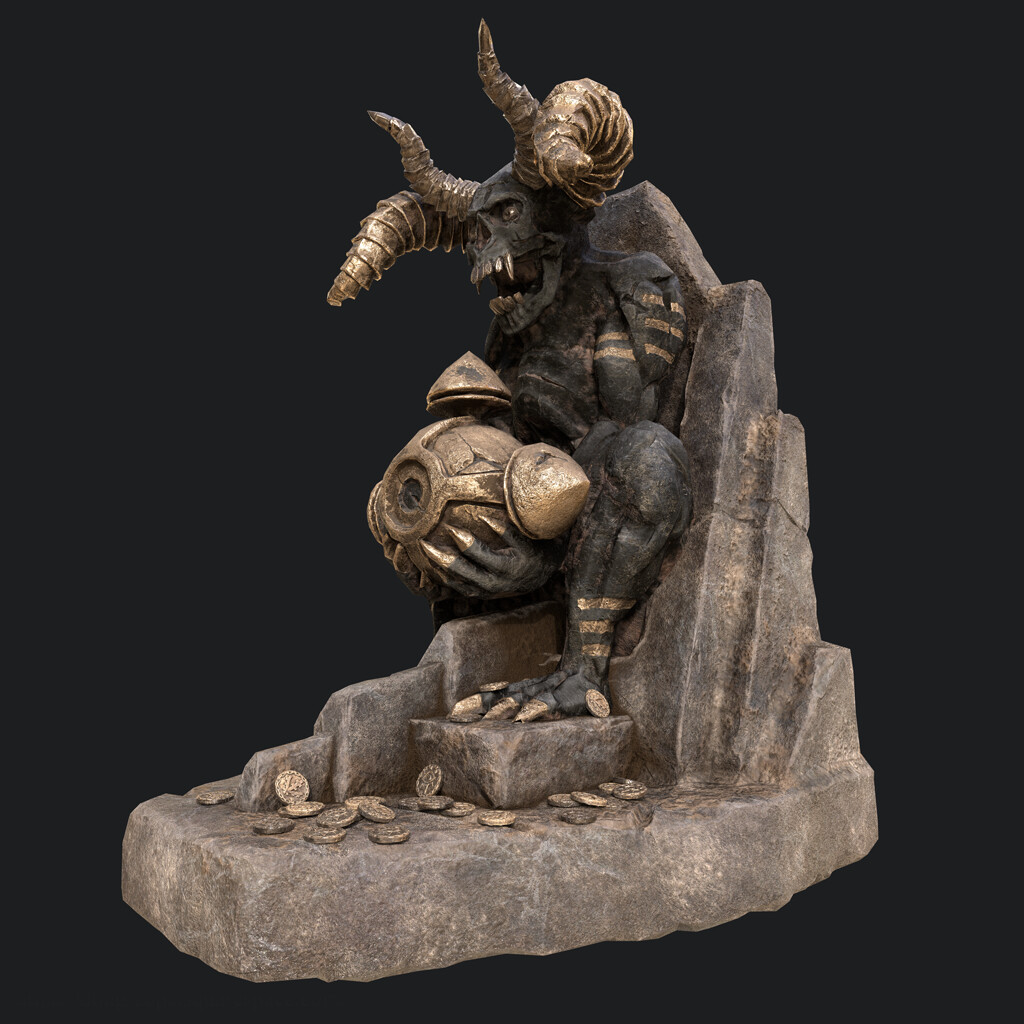 ArtStation - Gate Guardians Prop