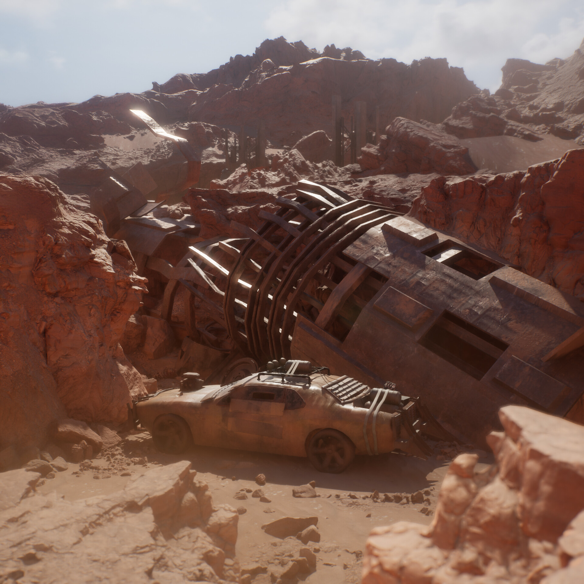 ArtStation - Rust Canyon: Outlaw's Last Stand