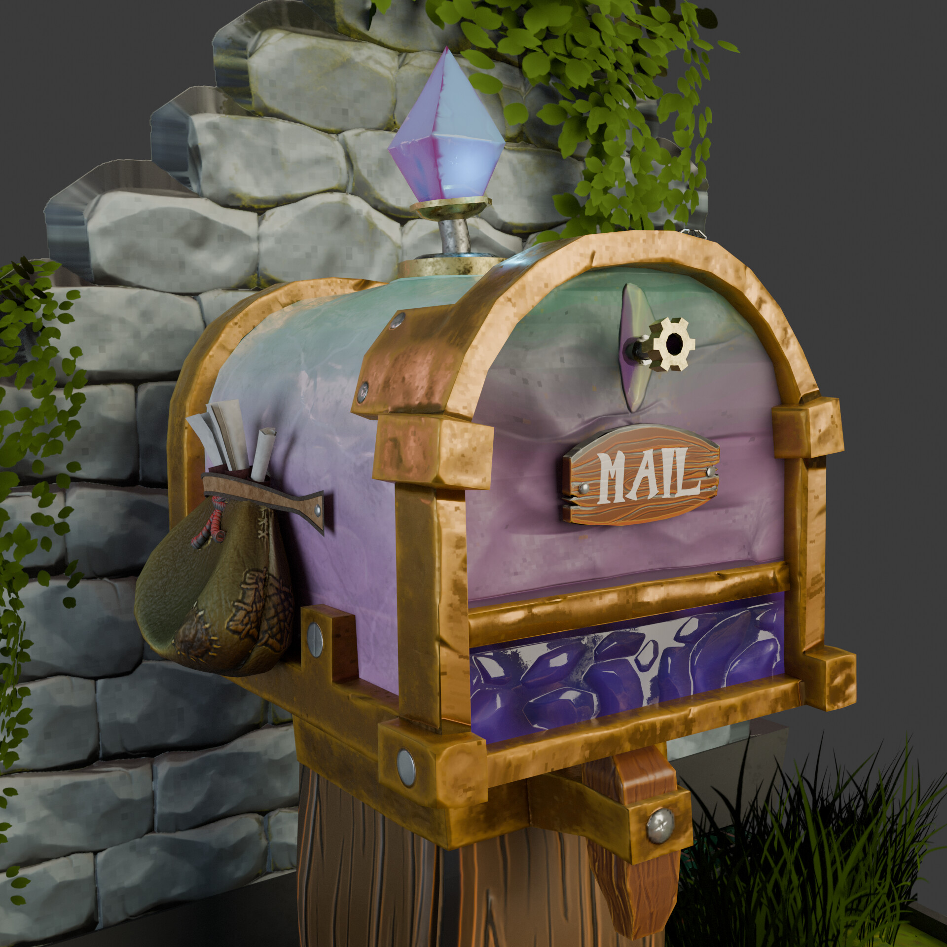 ArtStation - Mailbox Mini-Diorama
