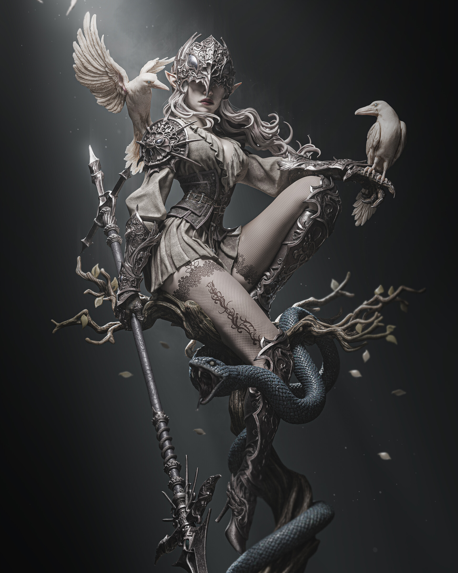 ArtStation - Lenora - Queen of Crows