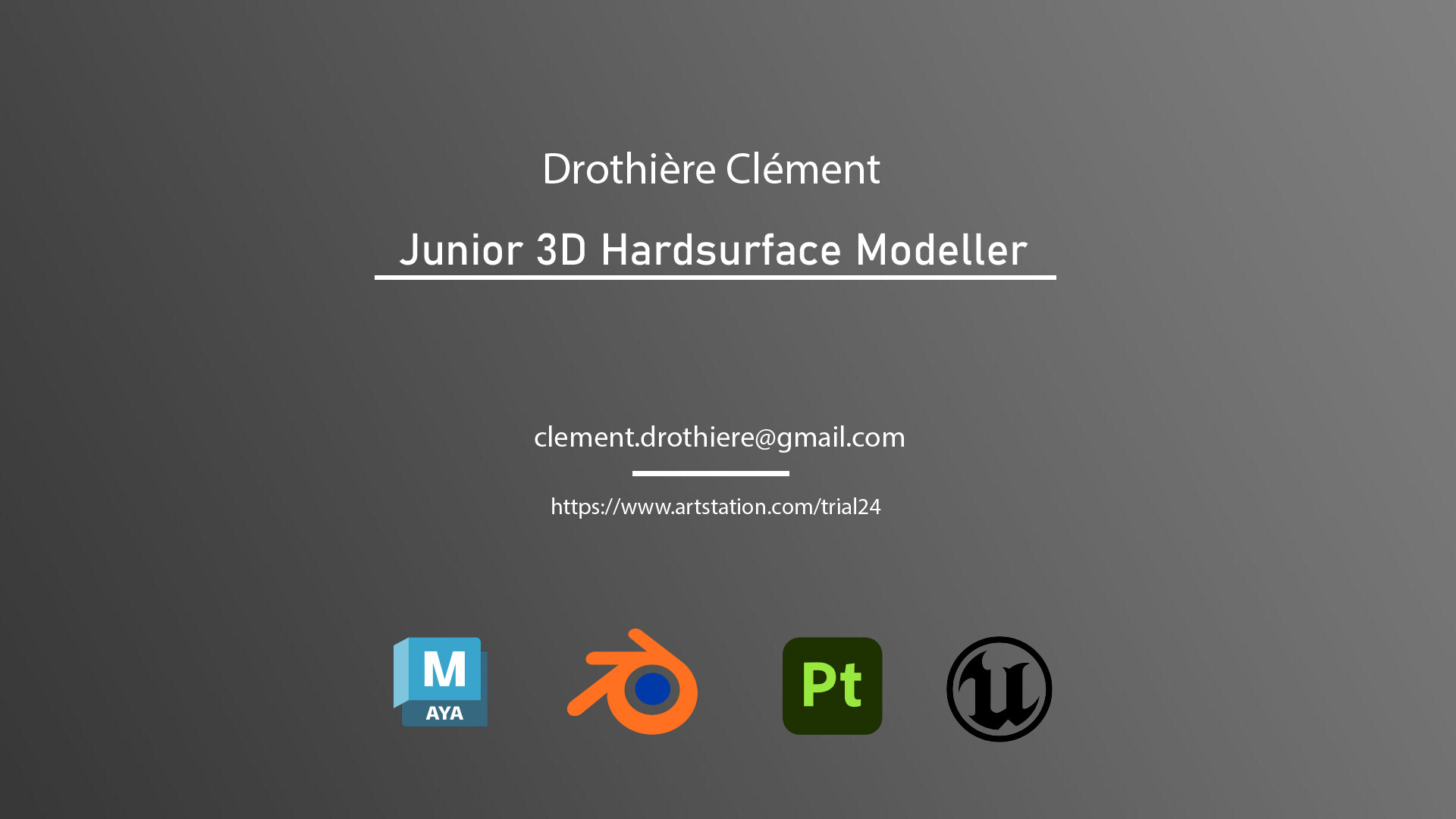 ArtStation - 3D HARD SURFACE MODELING DEMO REEL - 2025