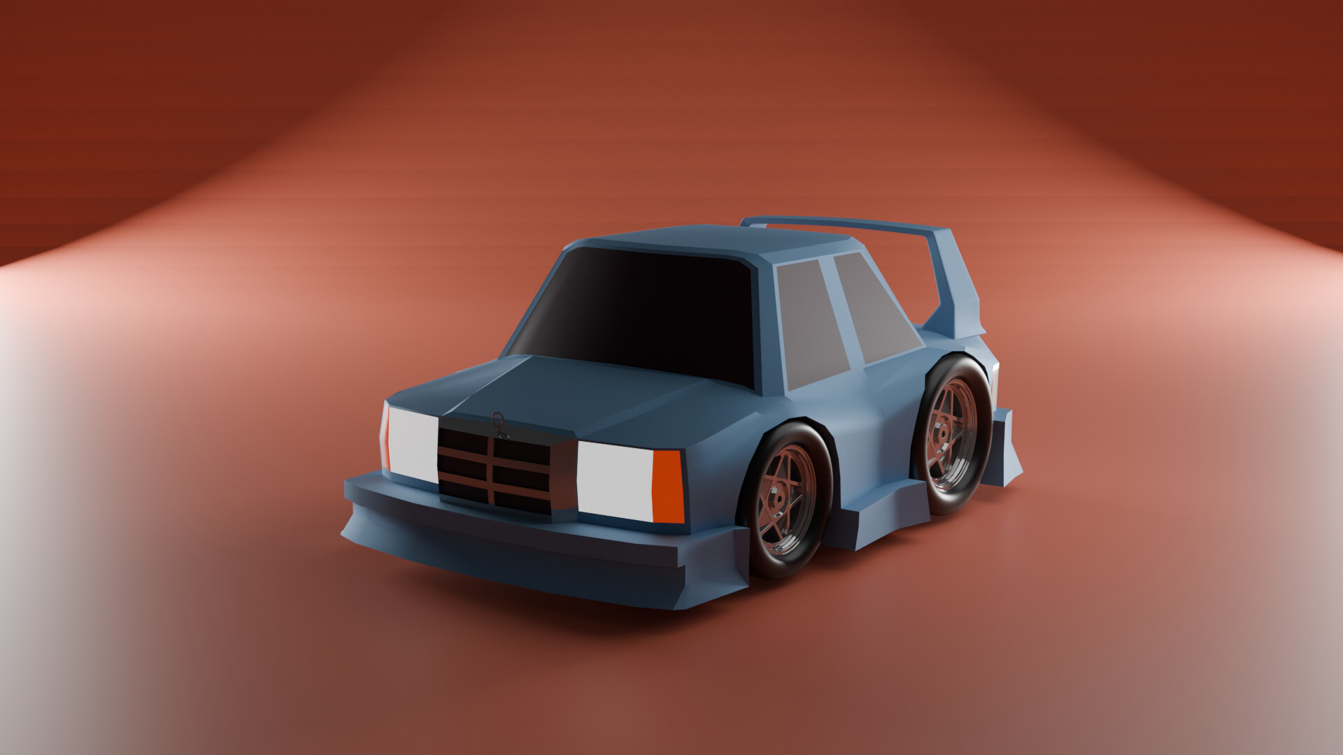 ArtStation - Cartoony Mercedes-Benz 190e evo2