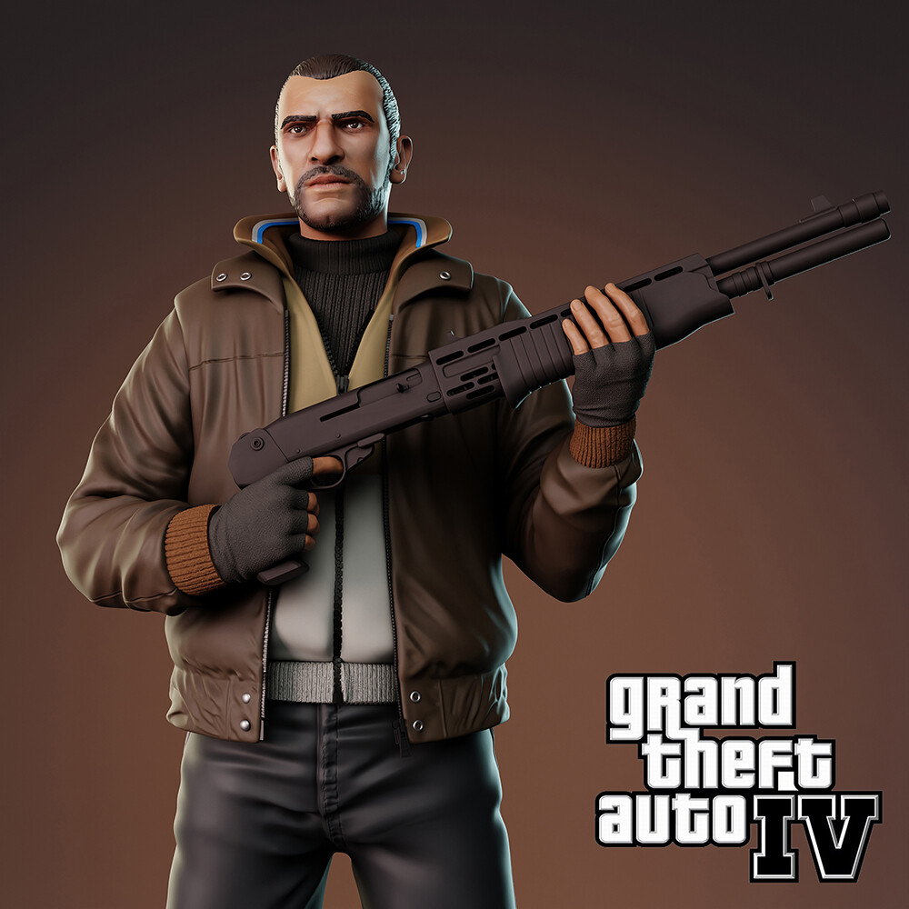 ArtStation - Niko Bellic - GTA 4