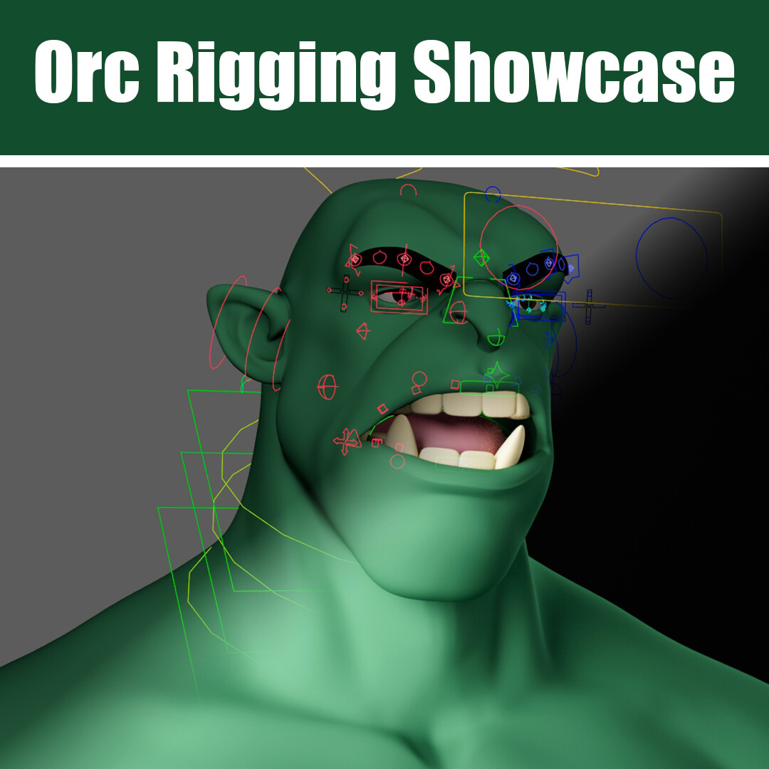 ArtStation - Orc Rigging Showcase