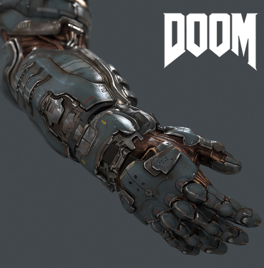 ArtStation - Doom 2016 Player Hands