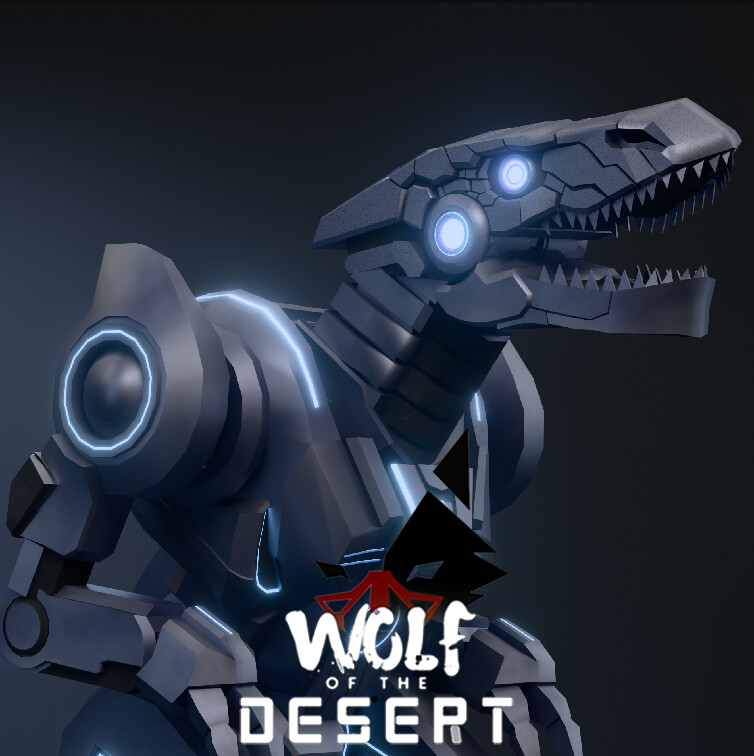 ArtStation - Mech Raptor Boss Model + Animations (Wolf of The Desert)