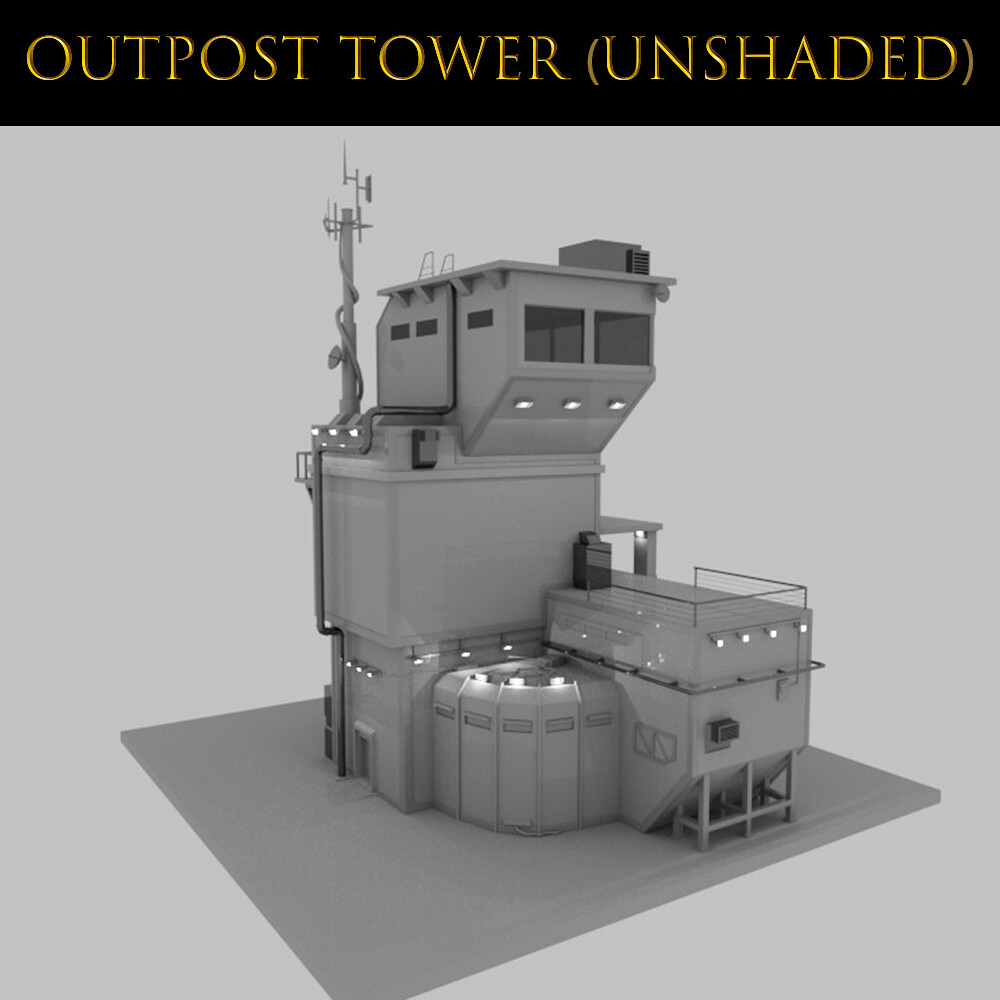 ArtStation - Outpost Tower