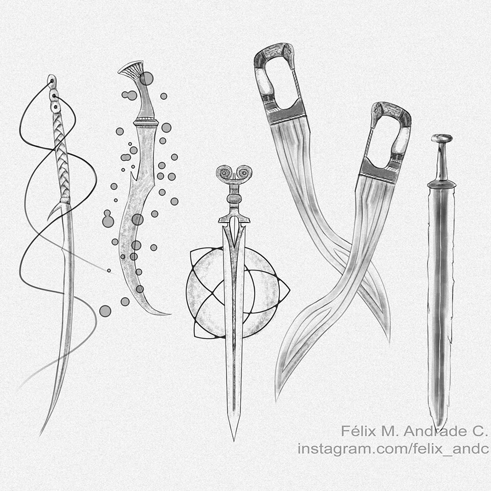 ArtStation - Swords Sketches