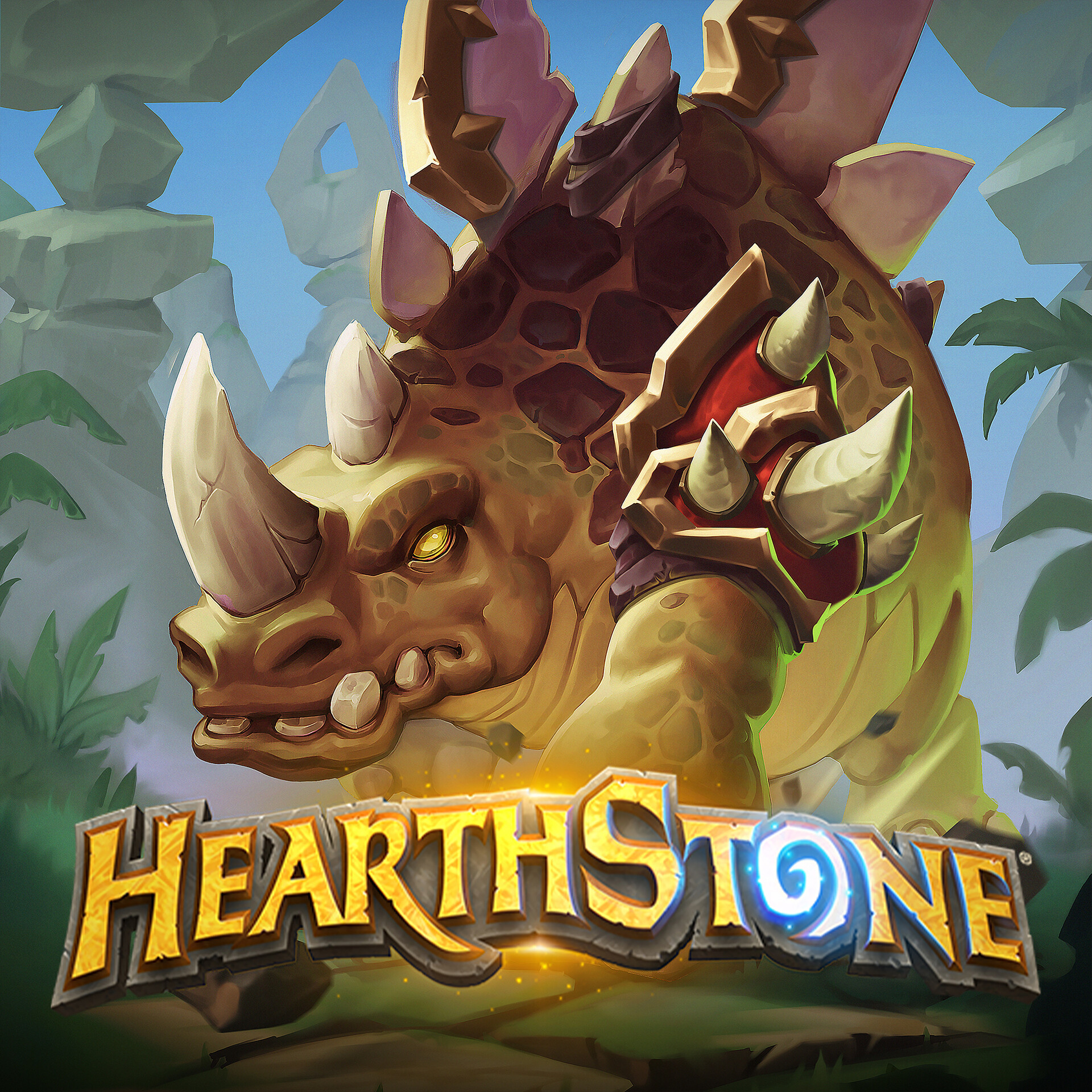 ArtStation - HEARTHSTONE - STOMPING STEGODON