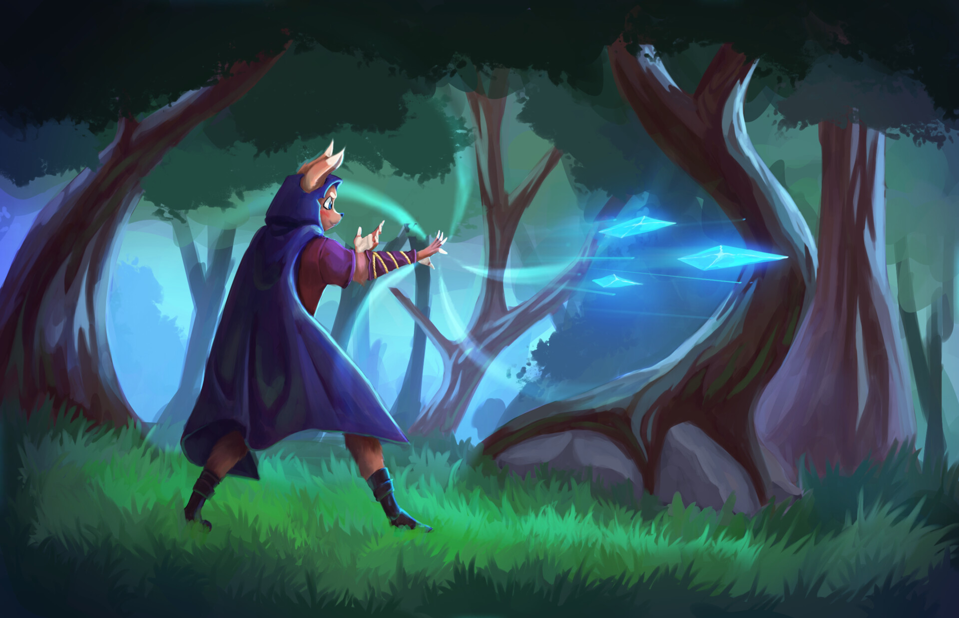 ArtStation - Fox Sorcerer