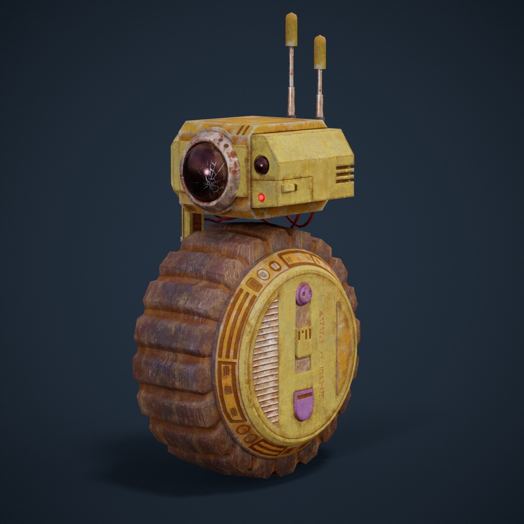 ArtStation - Droid game ready (star wars inspired)