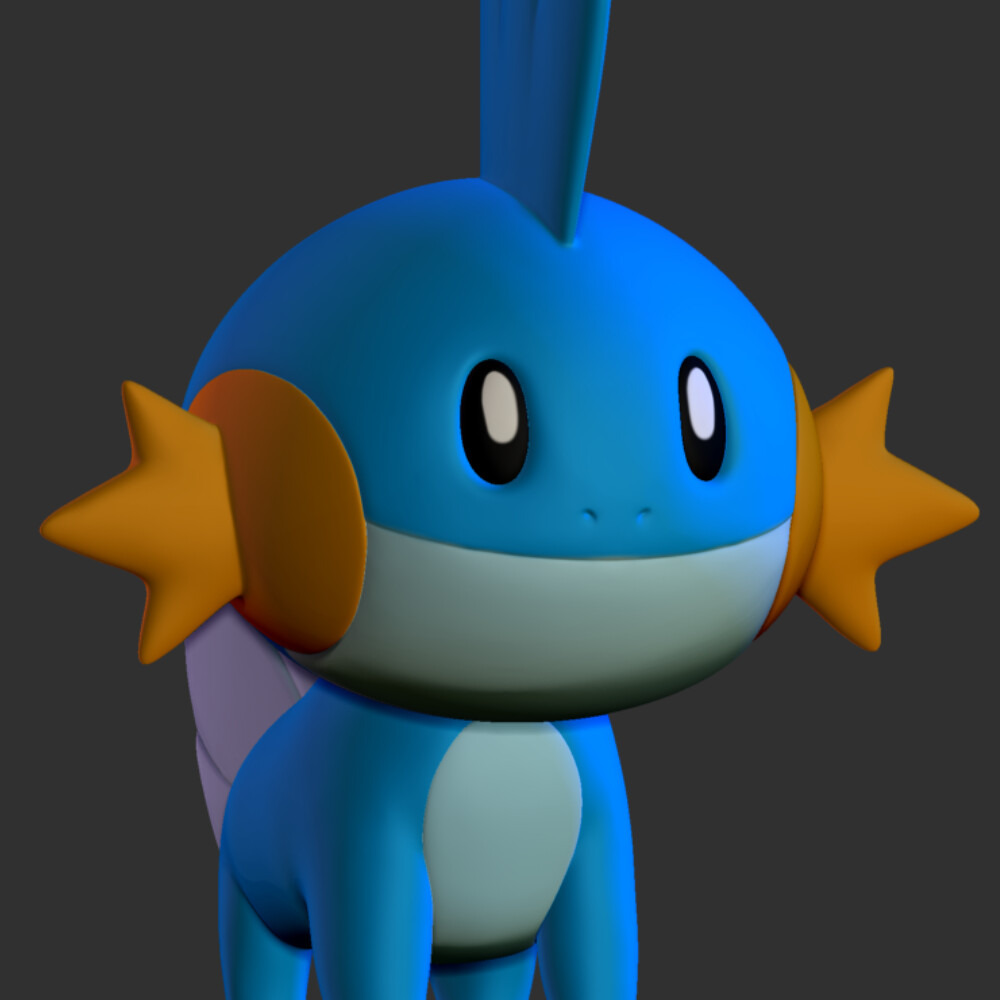 ArtStation - Modeling - Mudkip
