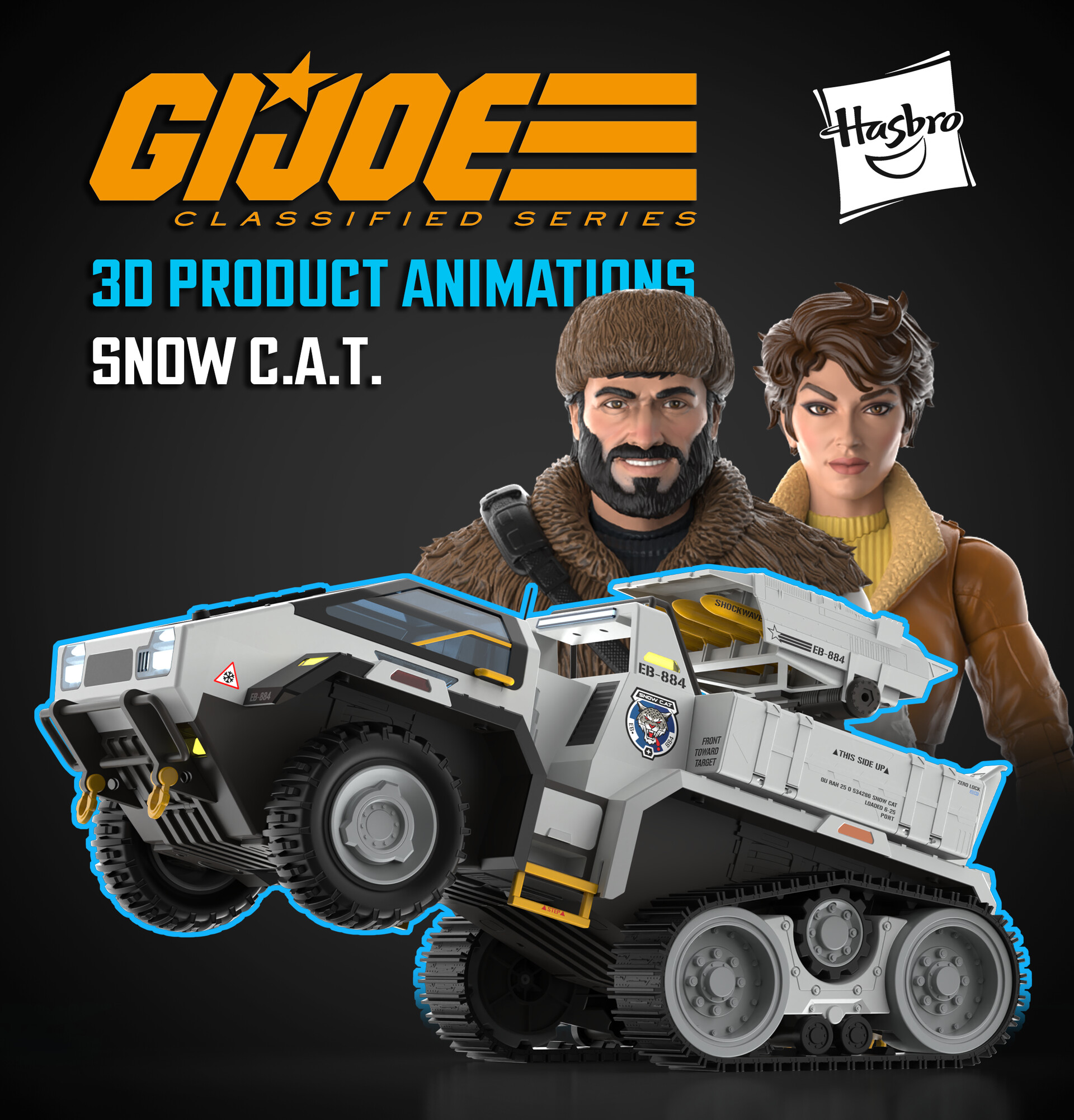 ArtStation - G.I. JOE 3D Animations and Renders - SNOW C.A.T.