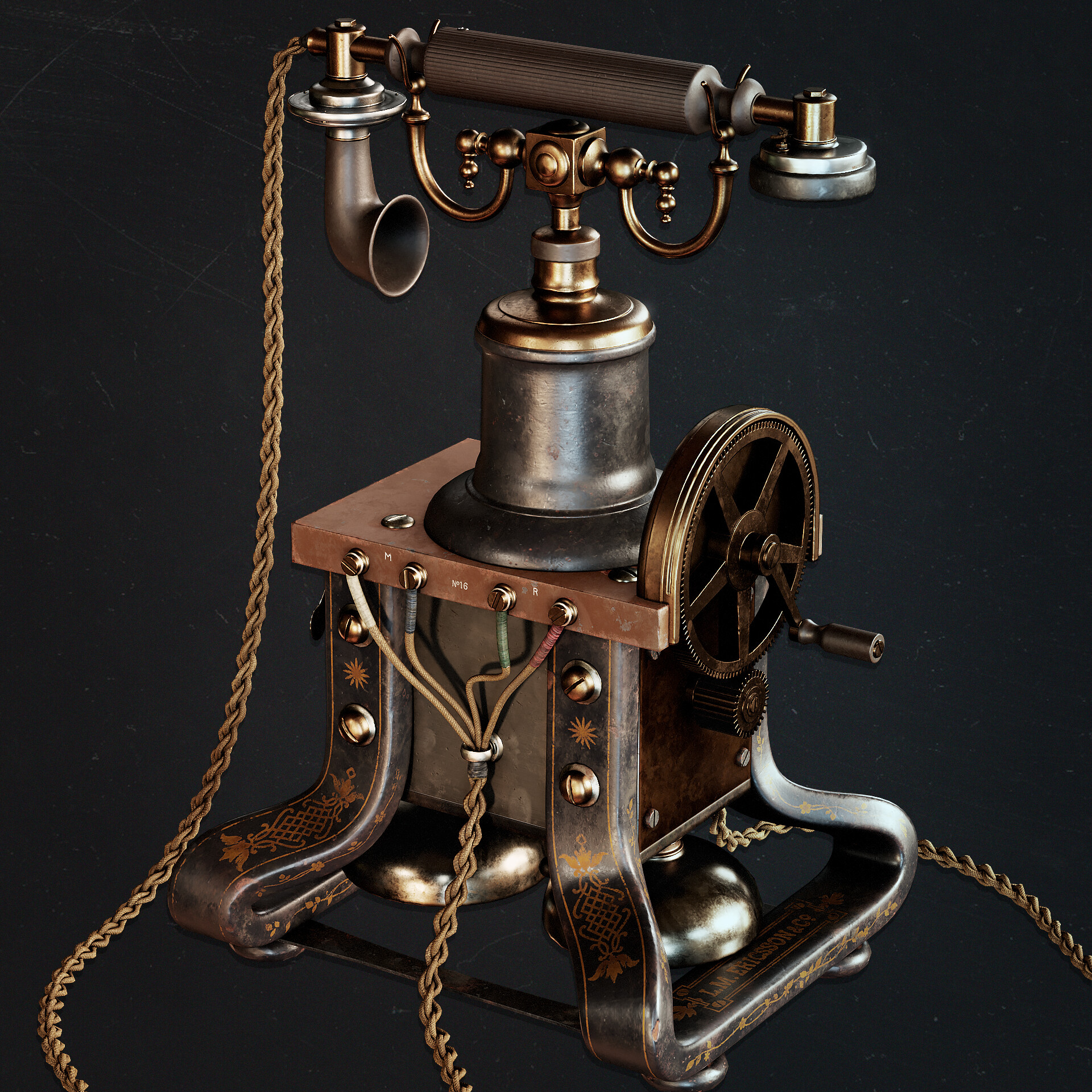 ArtStation - Antique Telephone