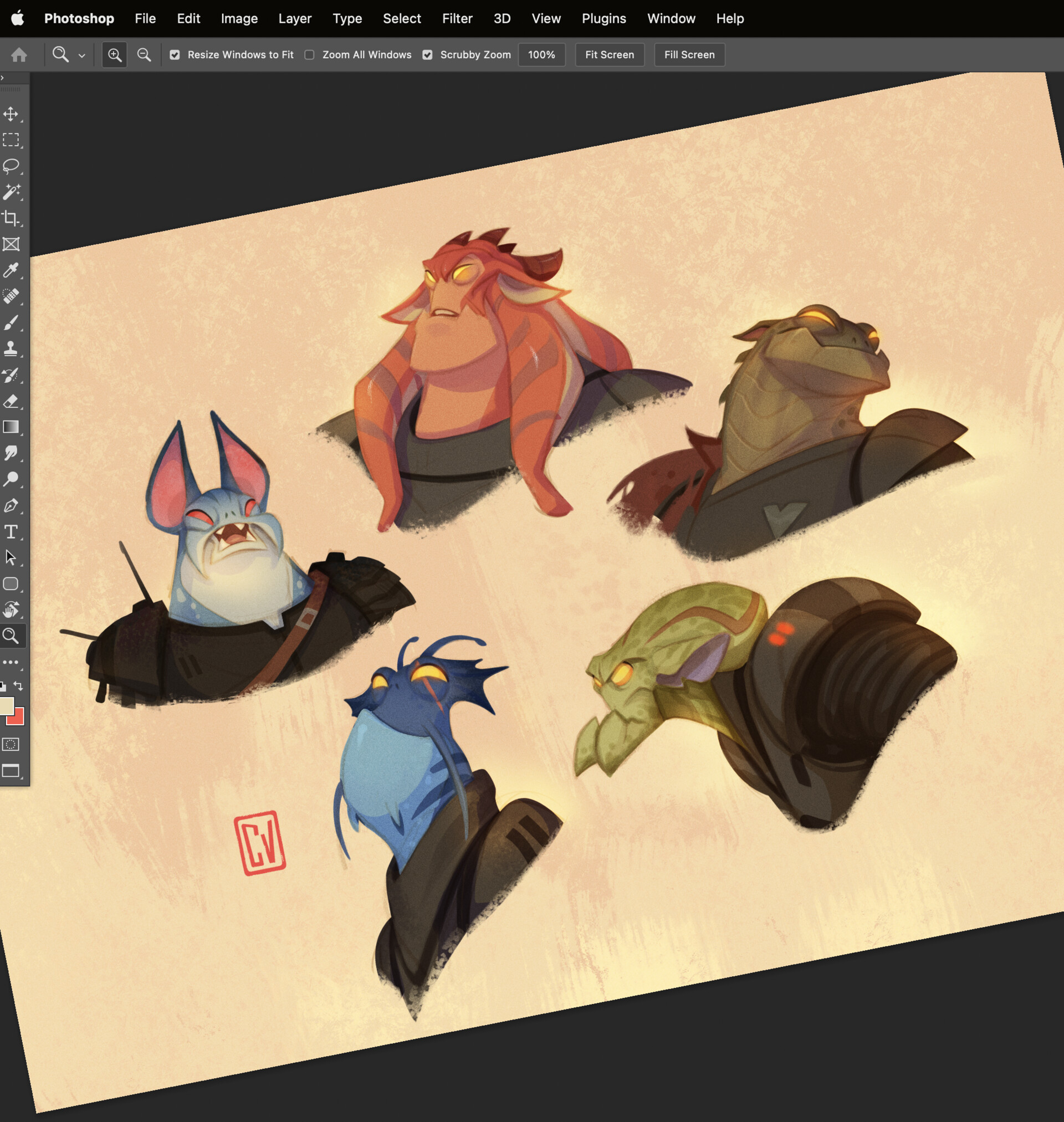 ArtStation - Alien reptiles - Creature design