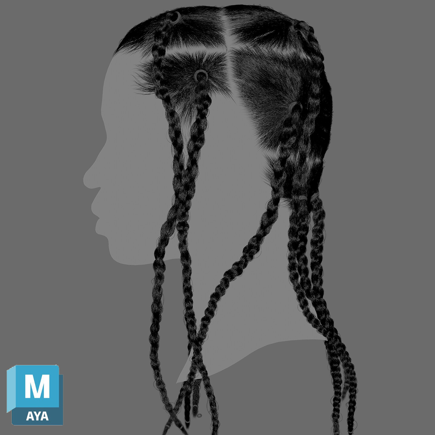 ArtStation - Xgen Core Braid Style