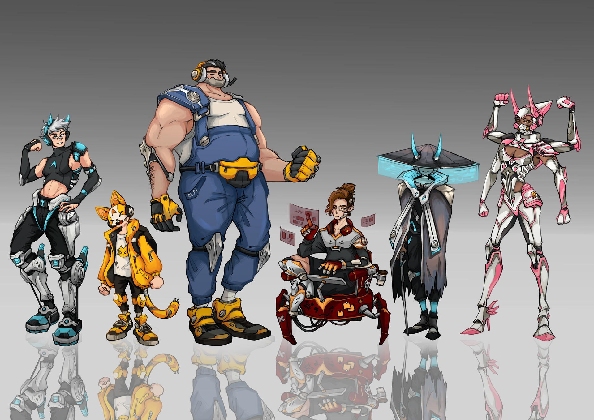 ArtStation - Neo Cyberpunk Racers!